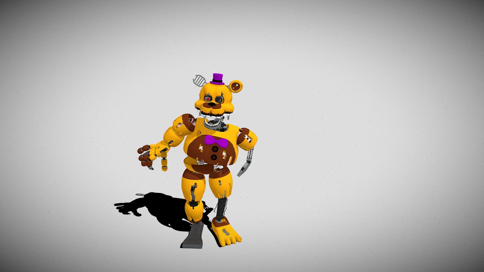 Destroyed Fredbear - Download Free 3D model by MrBowtie [5e05292 ...
