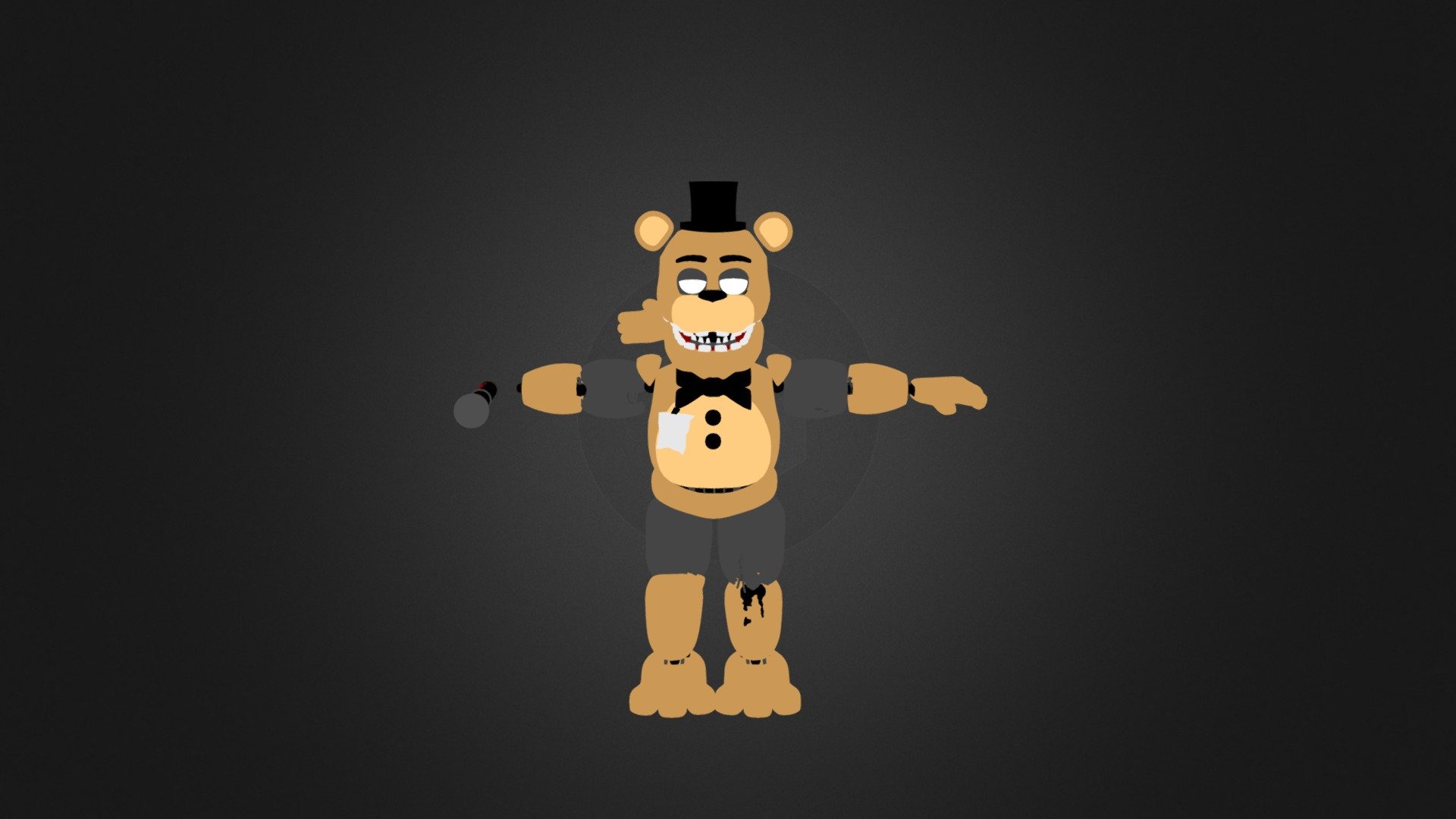 Damaged Freddy V2 - Download Free 3D model by Invoxity [5e057f2 ...