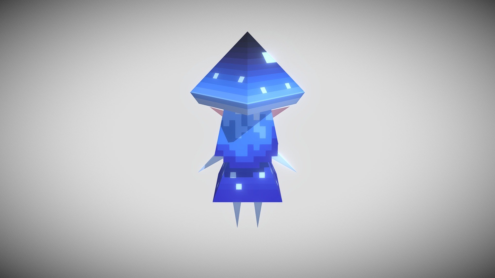 Funguary 1 - Mycena Sybcyanocephala - Blockbench - 3D model by RunicPixels [5e058f2] - Sketchfab