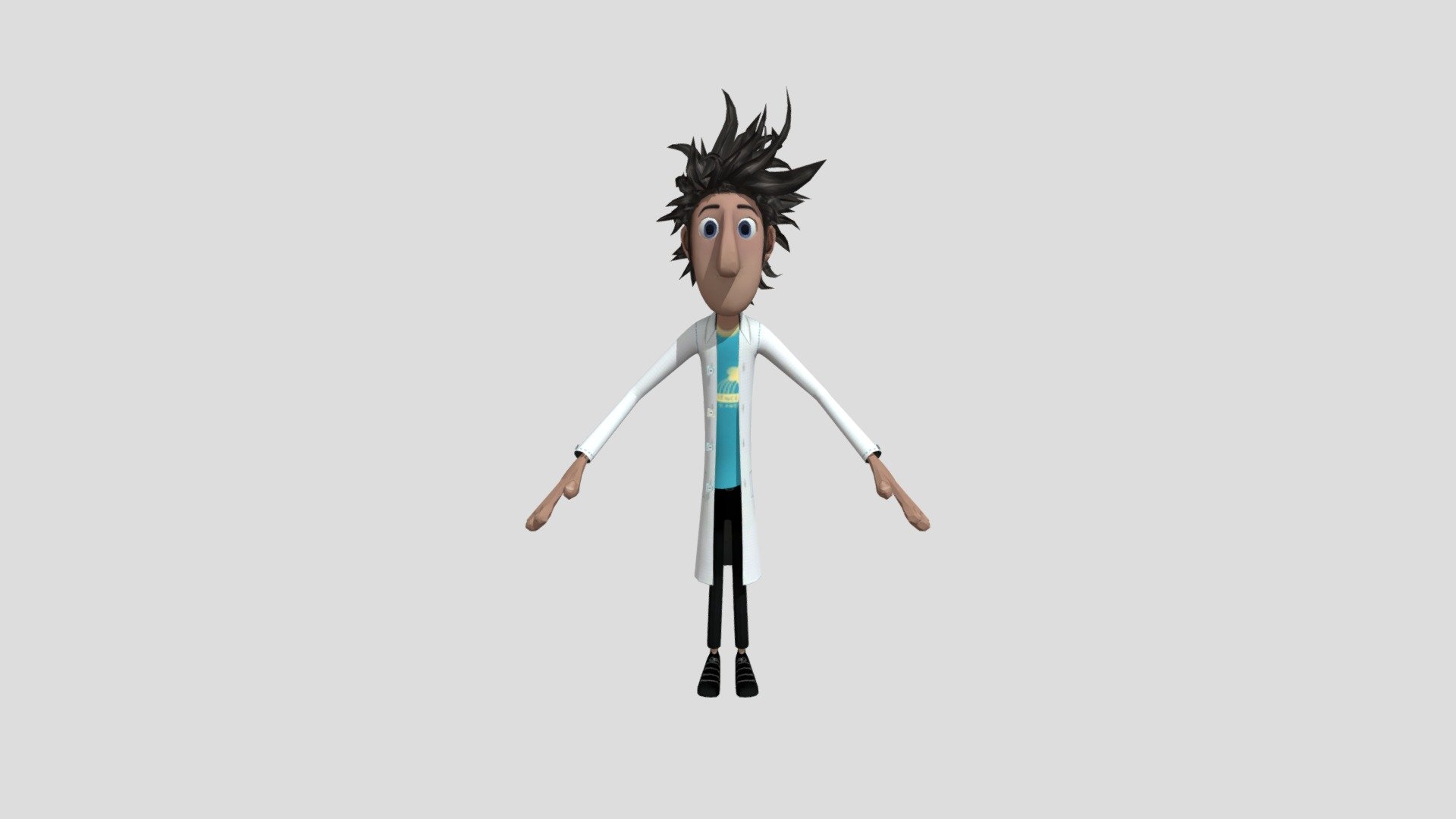 Flint Lockwood (blue shirt) for Garry Mod - Download Free 3D model by ...