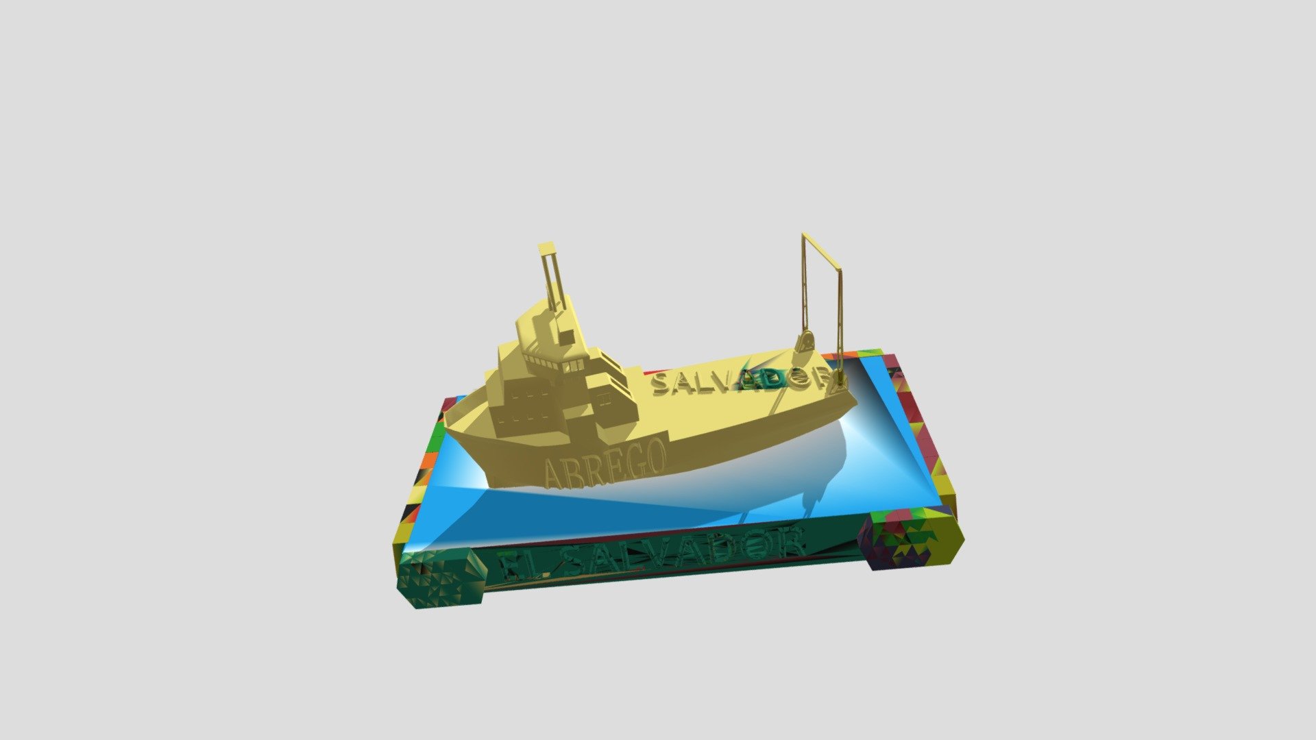BARCO - 3D model by abregojhoselin [5e06541] - Sketchfab