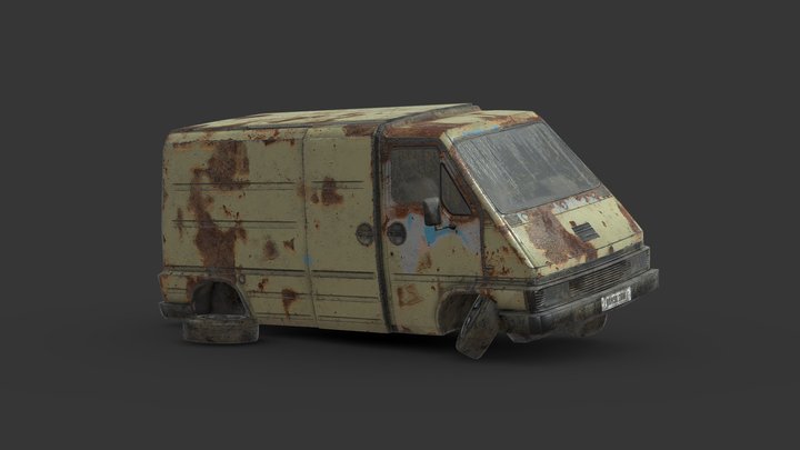 Abandoned-car 3D models - Sketchfab