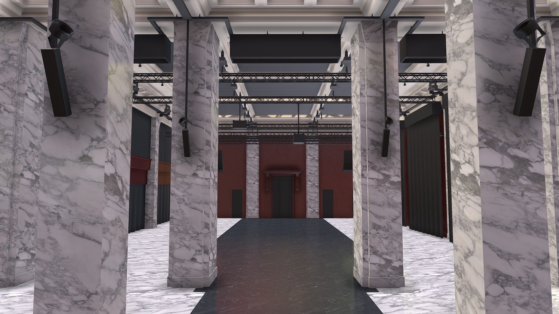 Oslo - Marmorsalen (Sentralen) - 3D model by Trippel-M levende bilder ...