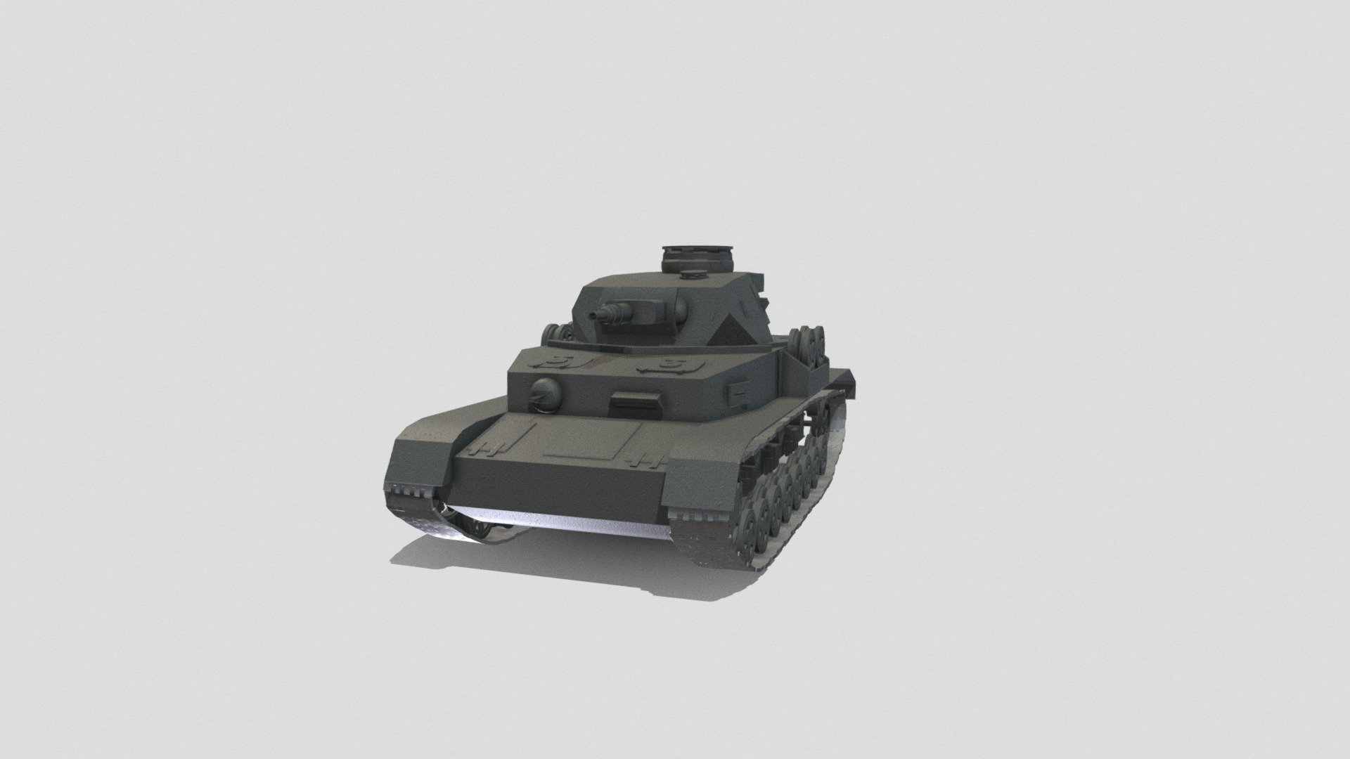 Panzerkampfwagen IV F1 - Download Free 3D model by slavka ...
