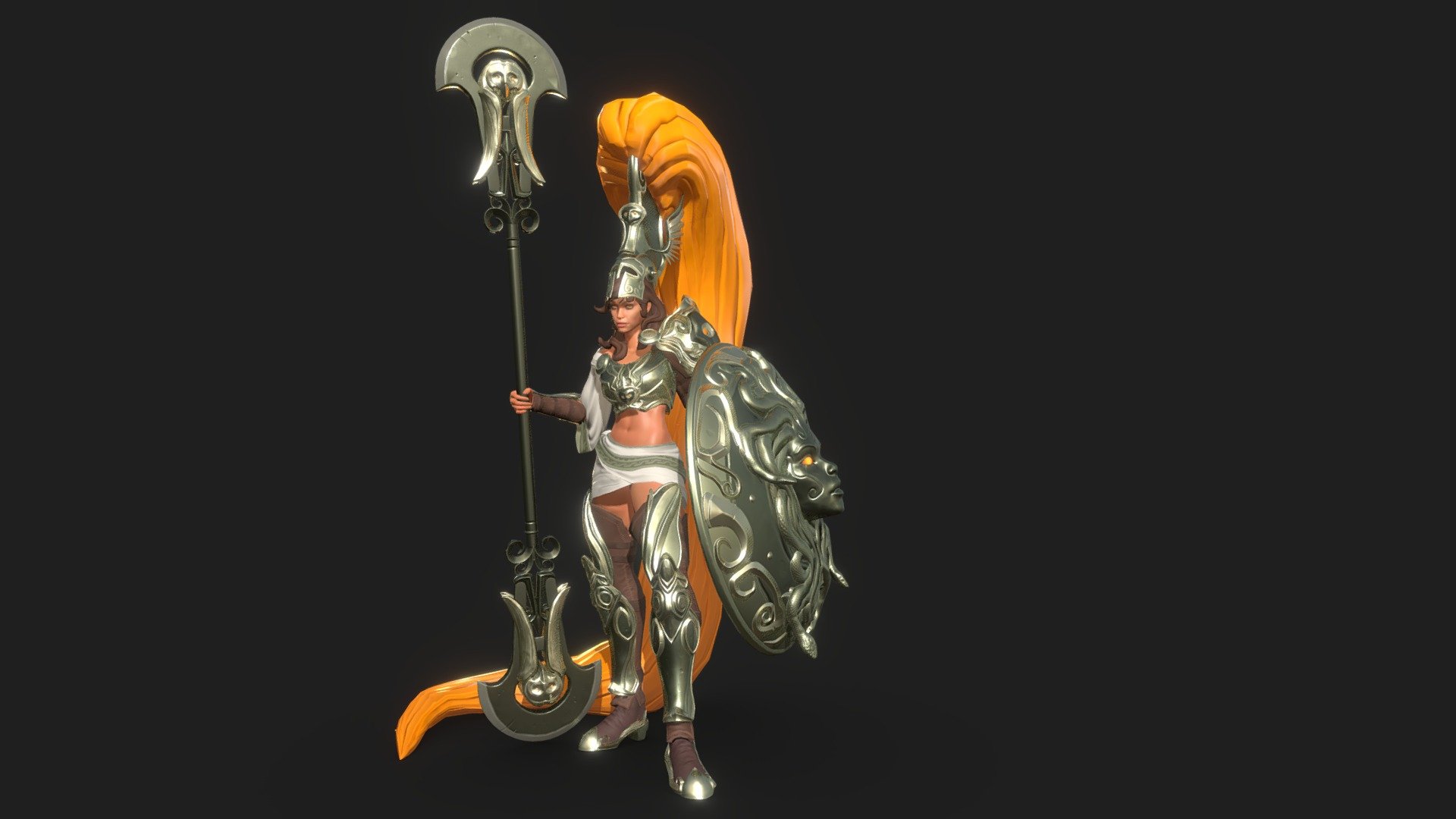 Athena - Stylized Characters - 3D model by dunx [5e09ed5] - Sketchfab
