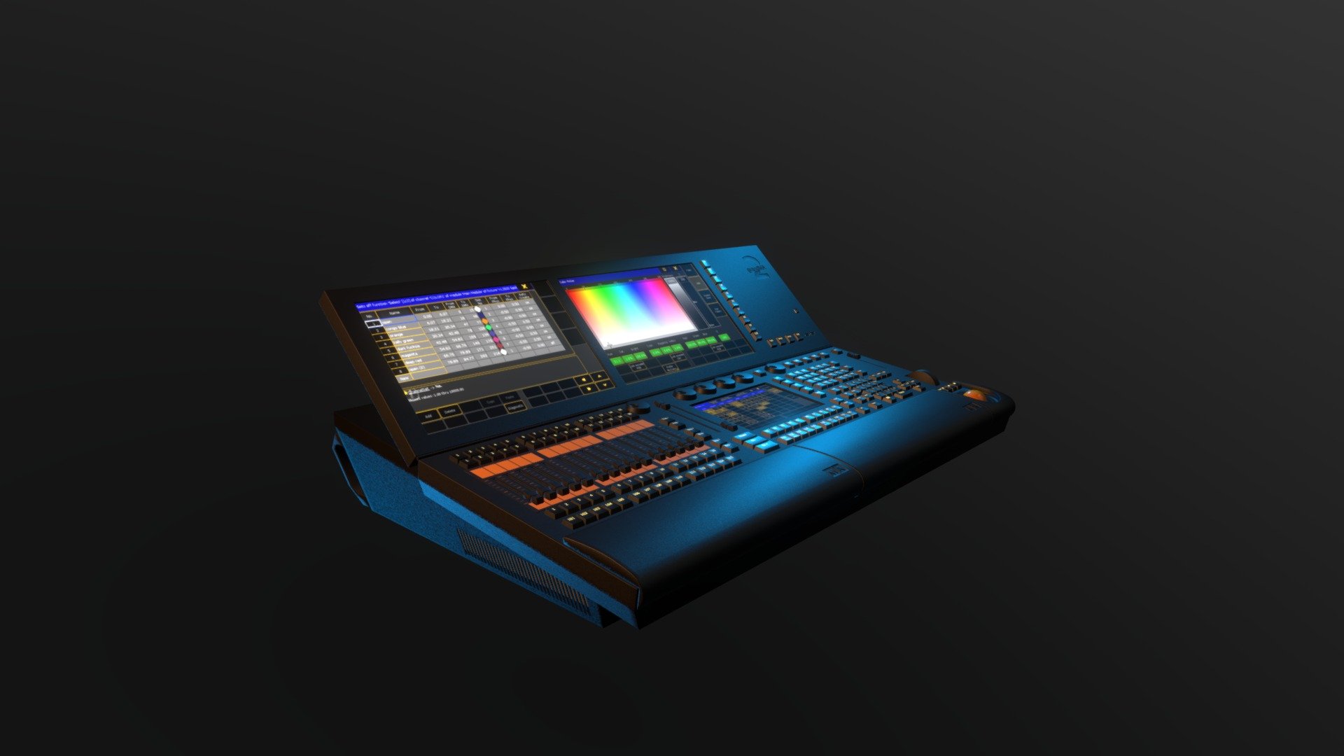 GrandMA2 Lighting Console (light) - 3D model by freeplaysolo [5e0adca] - Sketchfab
