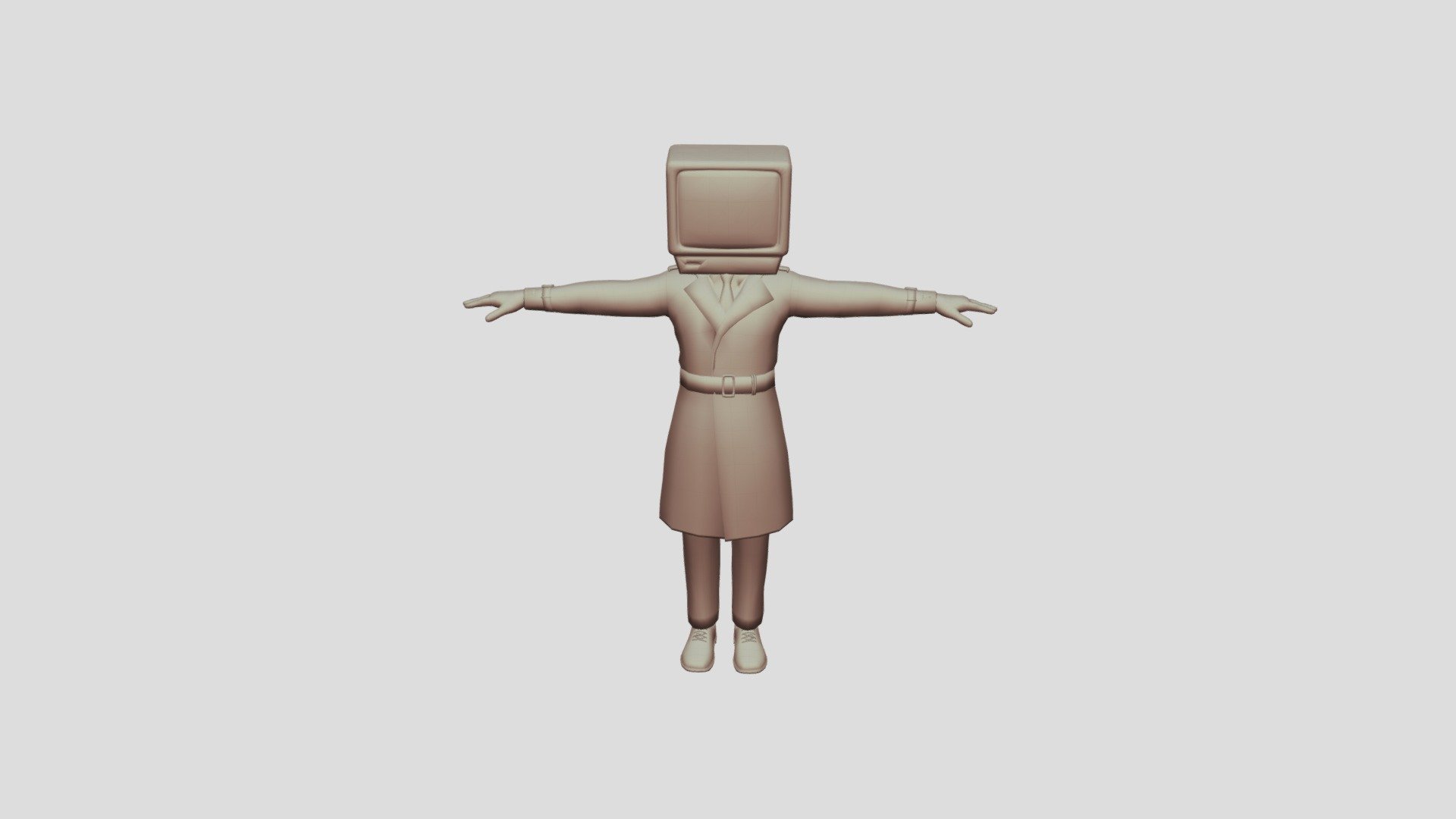 tv-man - 3D model by canaanmo2012 [5e0af01] - Sketchfab