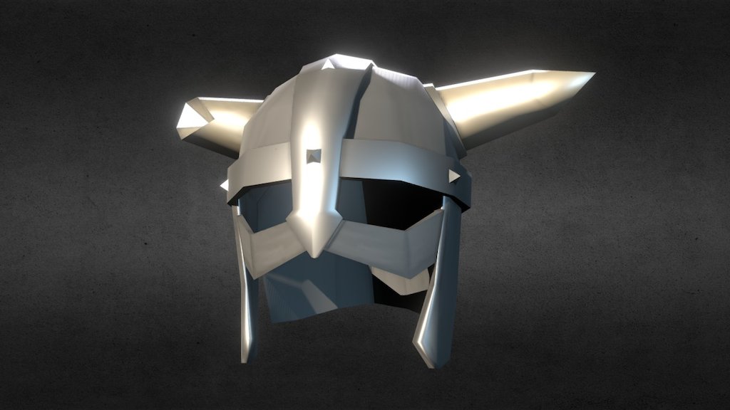 Low Poly Helmet - 3D model by alexu [5e0b1cc] - Sketchfab