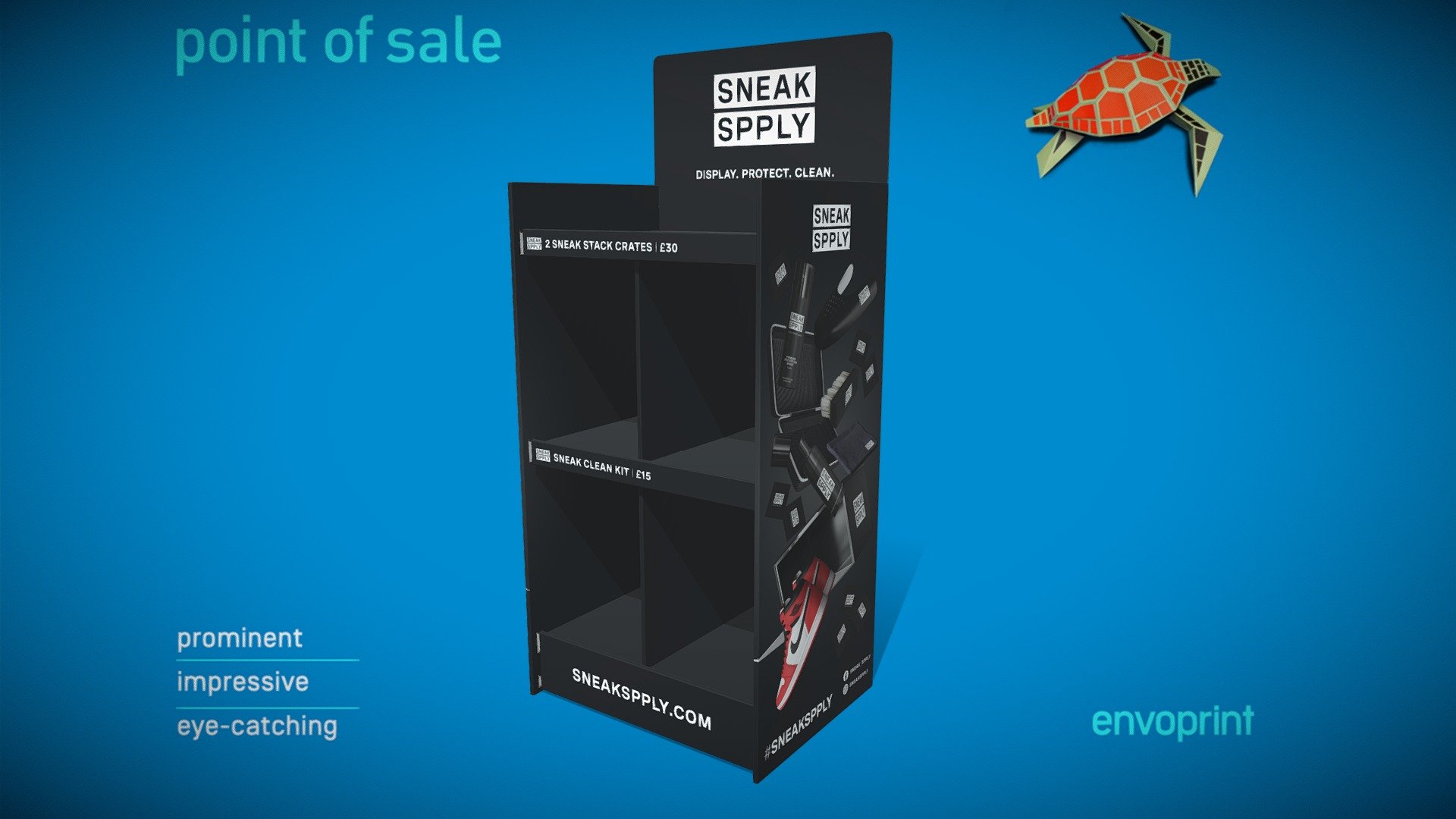SneakSupply 3 Shelf FSDU - 3D model by envoprint (@keithenvoprint ...
