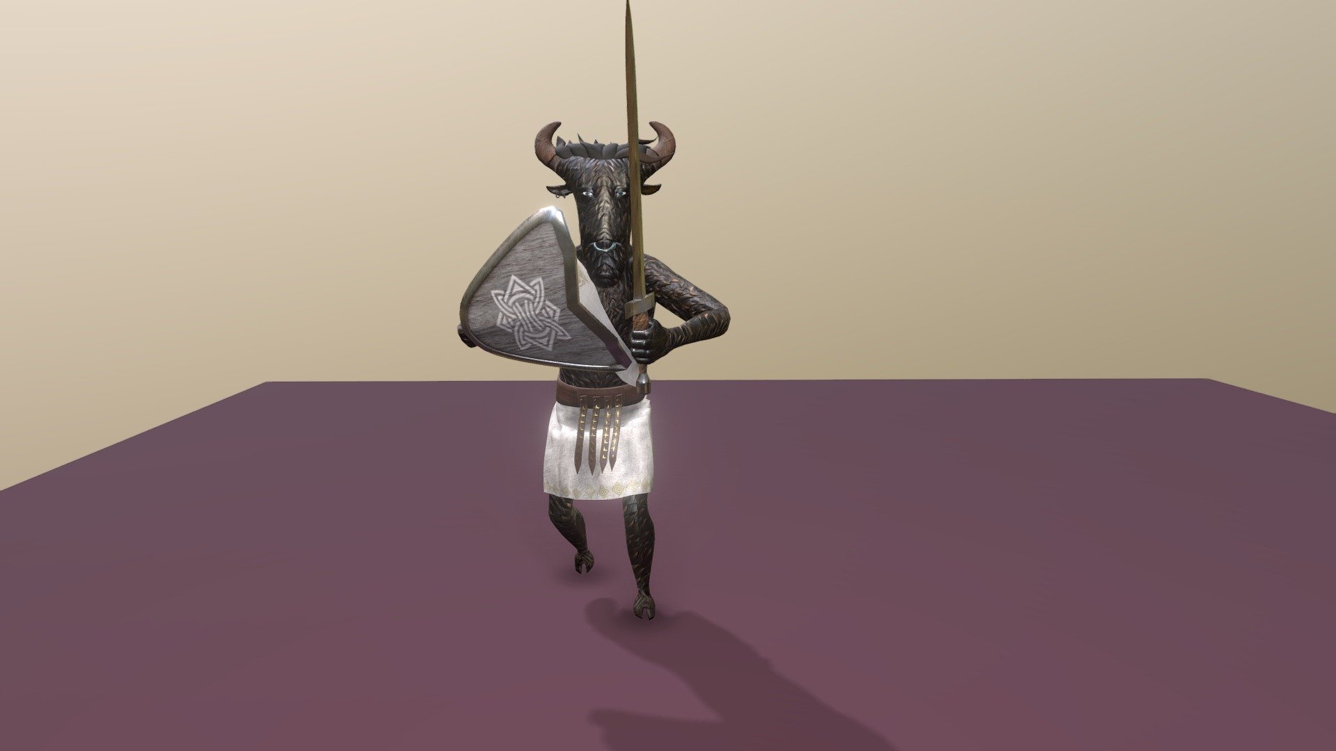 Minotaur - 3D model by BarbarisDev [5e0c074] - Sketchfab