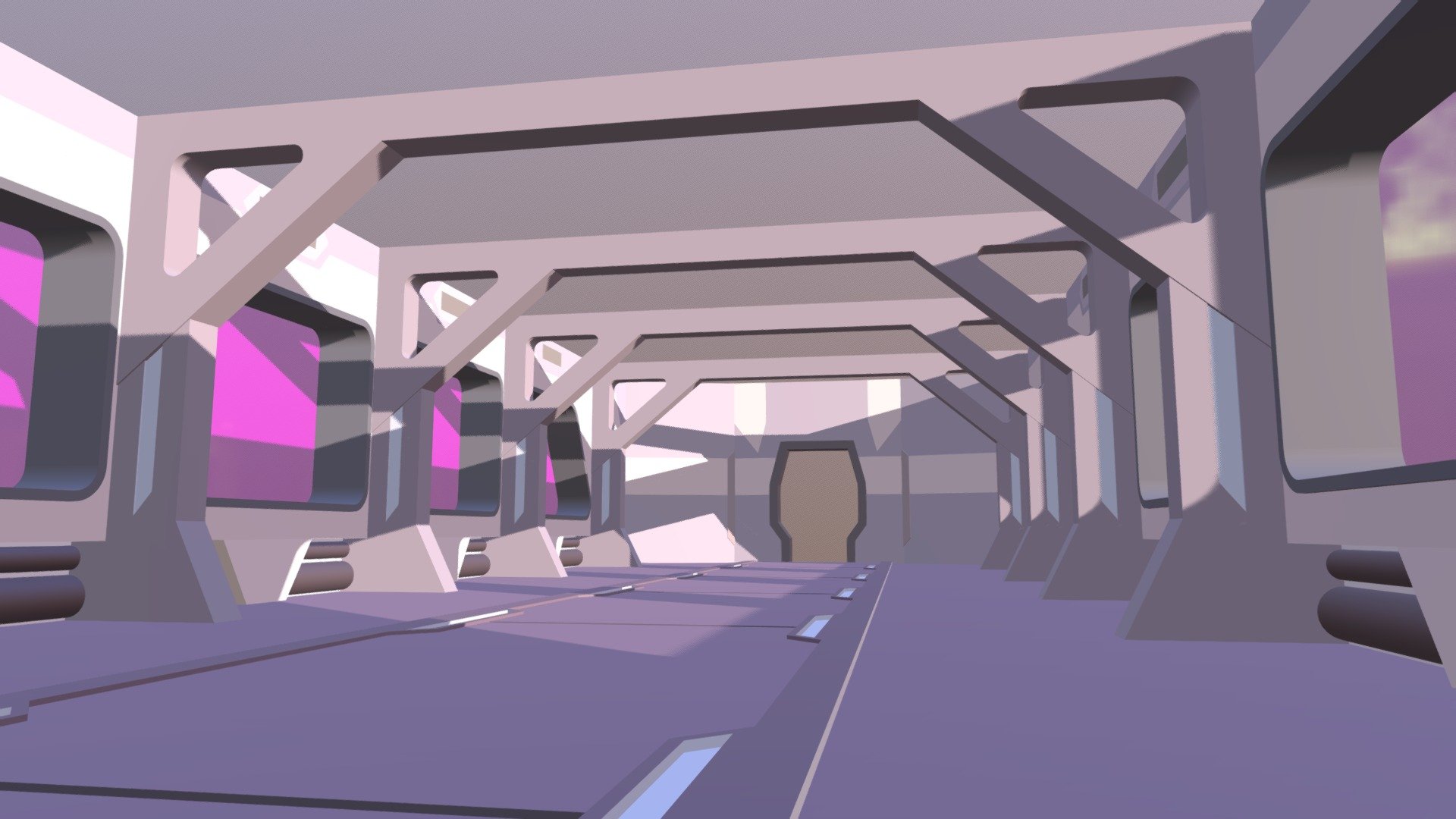 Corridor - 3D model by jagalang [5e0e97a] - Sketchfab