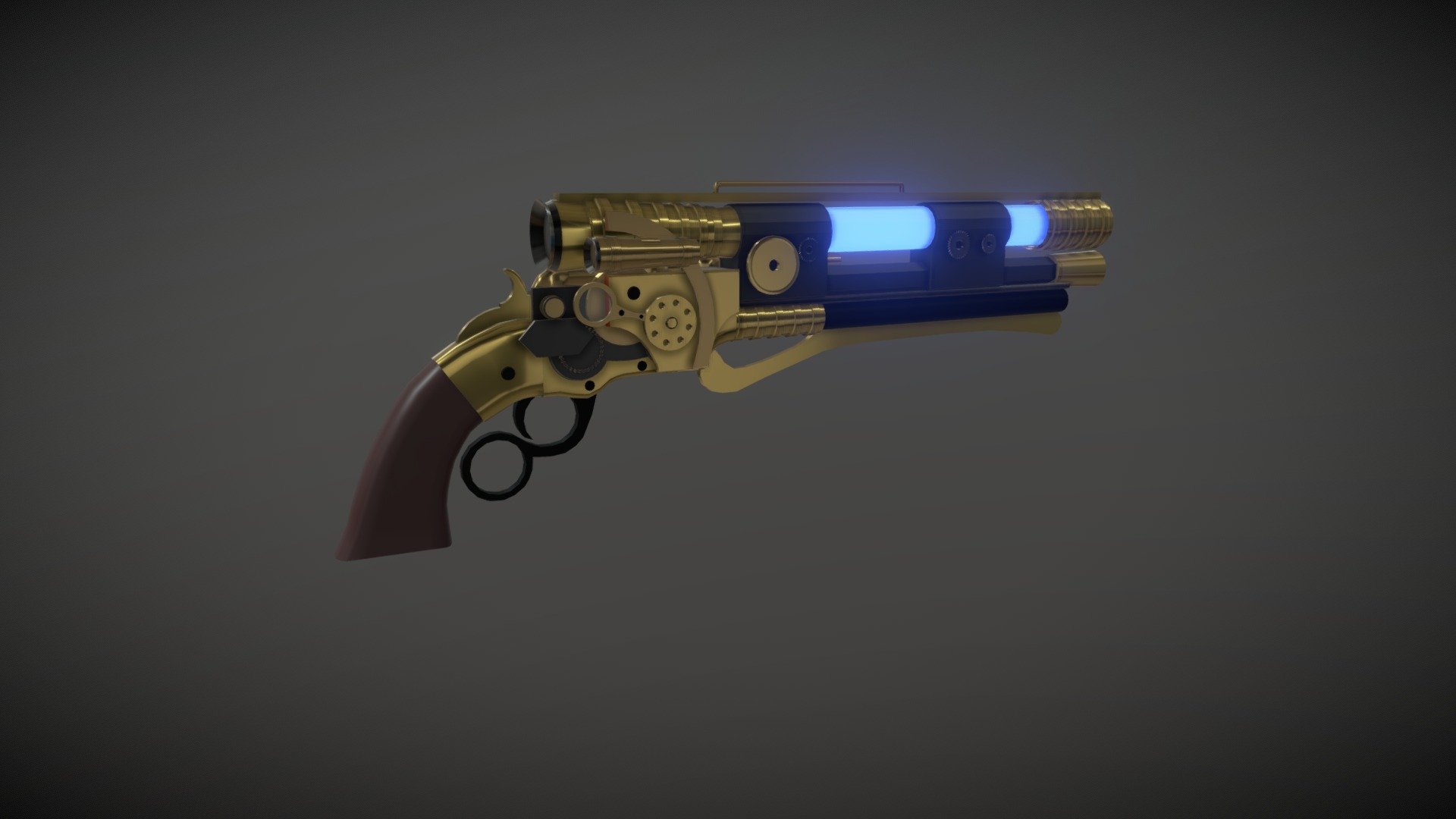 Gun - 3D model by Sensetrigger [5e0eb4e] - Sketchfab