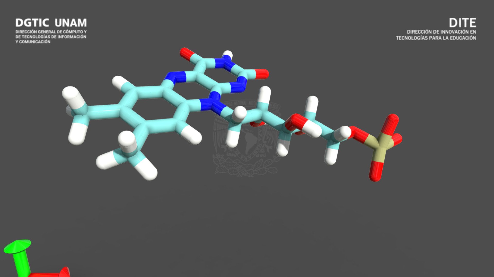 Eve3D Nucleótido Coenzima FNM - 3D model by UNAM | DGTIC | DITE | DRDE (@DRDE_UNAM) [5e11d8d ...