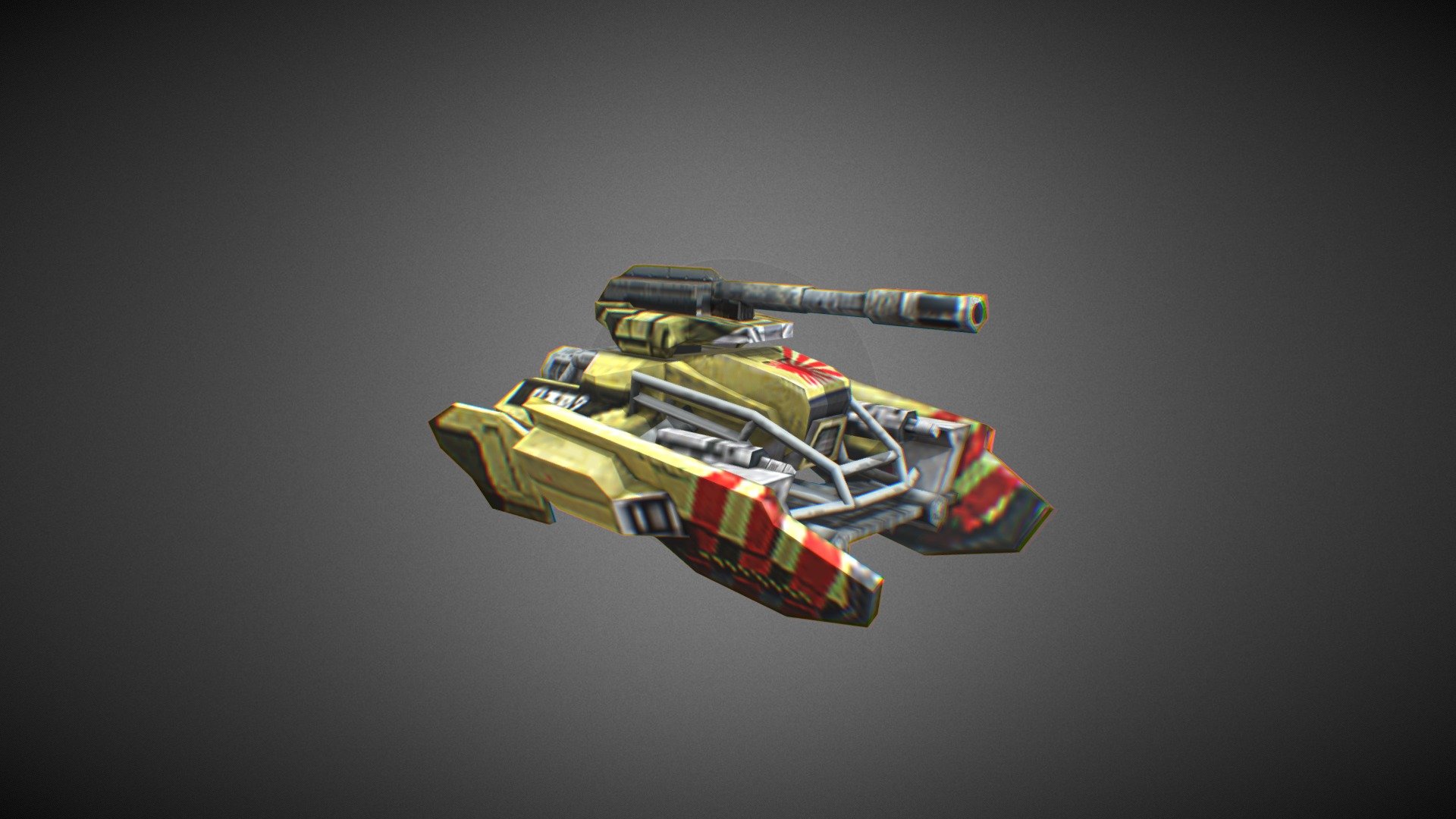 Lite Futuristic Tank - 3D model by nullsoftware [5e12075] - Sketchfab