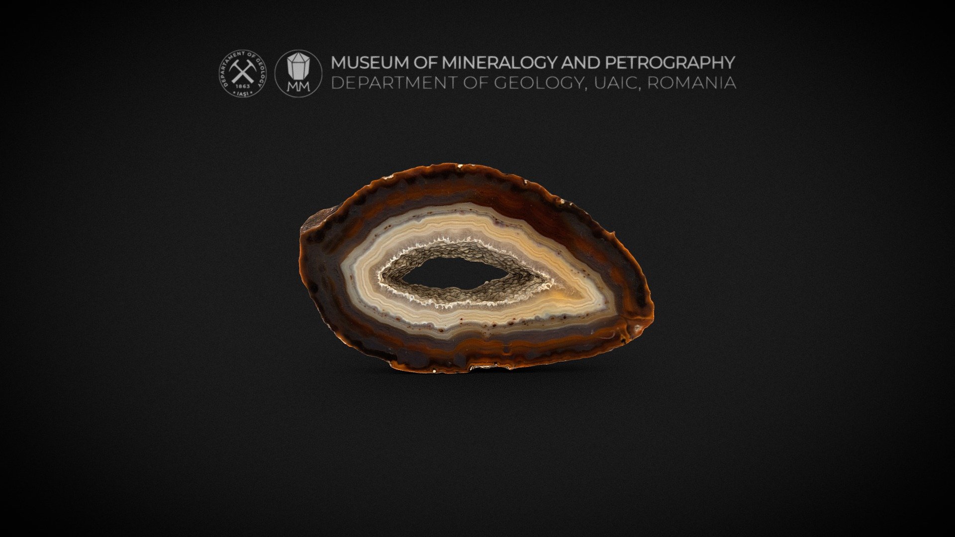 Agate - variety of Chalcedony - 3D model by Museum of Mineralogy and ...
