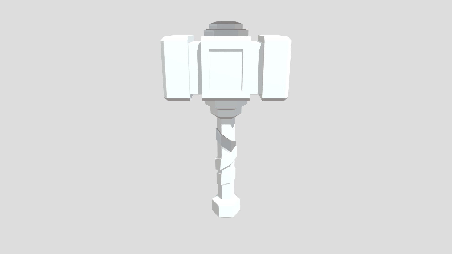 LOW_POLY HAMMER_2 - 3D model by ADITYASALVE [5e15c44] - Sketchfab