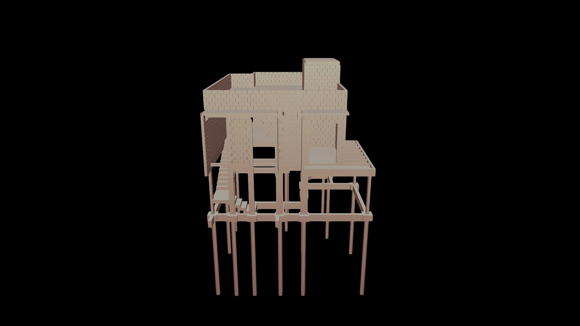 3D CASA-A - 3D model by CESAR MAYER (@cesarmayer) [5e1612c] - Sketchfab