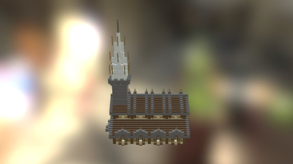 BlockWorks Church - 3D model by CraftMaster Software (@cmsw) [5e1d0ca] - Sketchfab