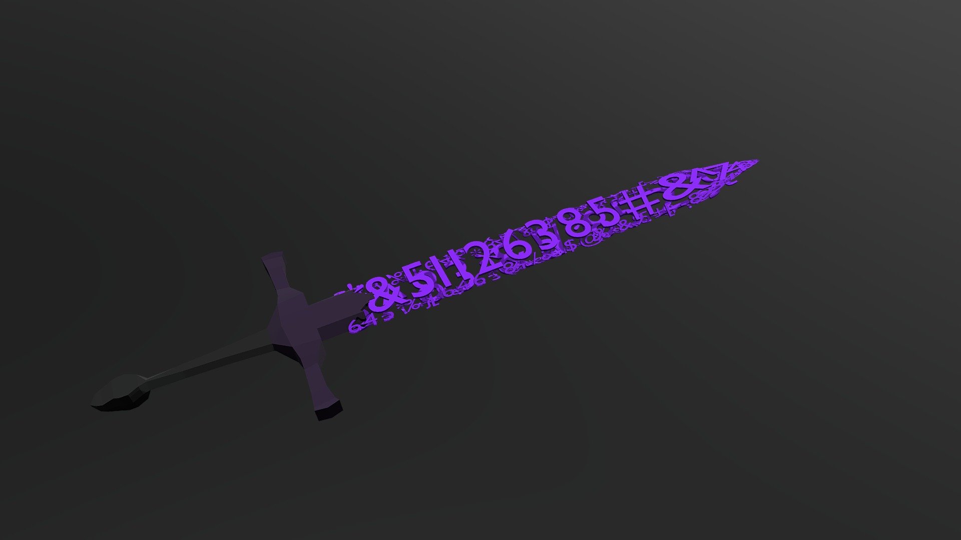 Sword of Numbers - 3D model by Himank Agarwal (@agarwalhimank1015 ...