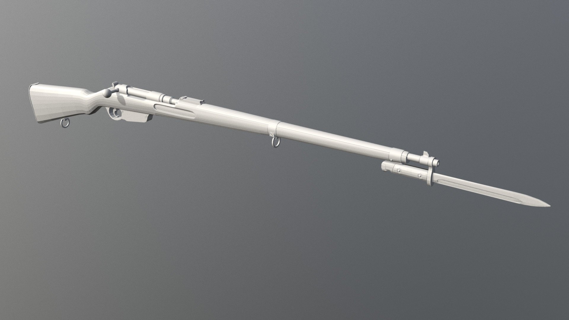 SOLUNSKI FRONT Puska Mannlicher M-1895 - 3D model by Goran Radomirovic ...
