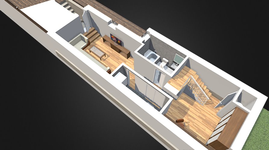 09-96 BASEMENT PROPOSED - 3D model by Cadaxx Design (@cadaxx) [5e1fa5e ...