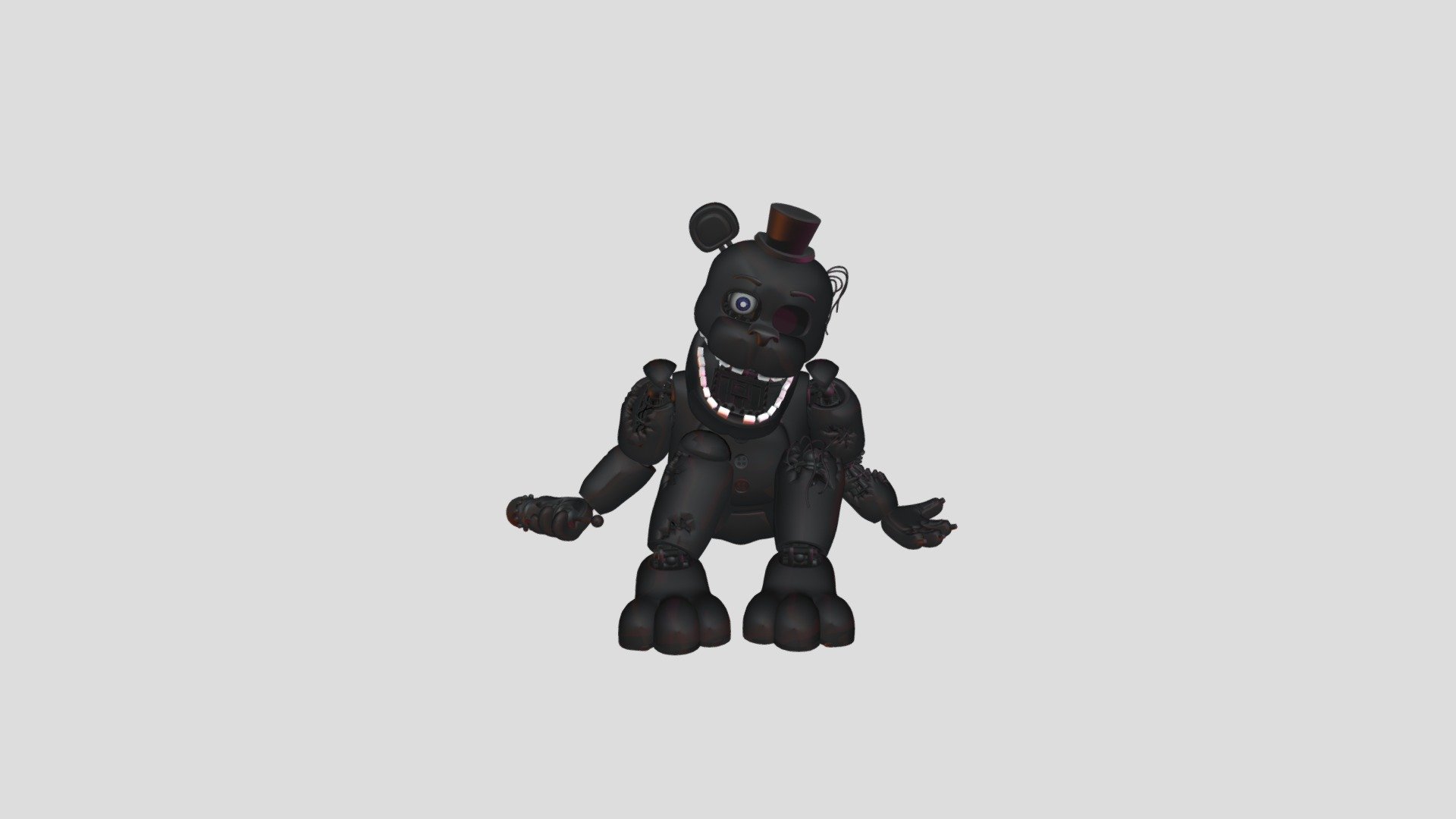 Golden Fredfredfed - Download Free 3D model by AngelGamer1411 [5e20815 ...