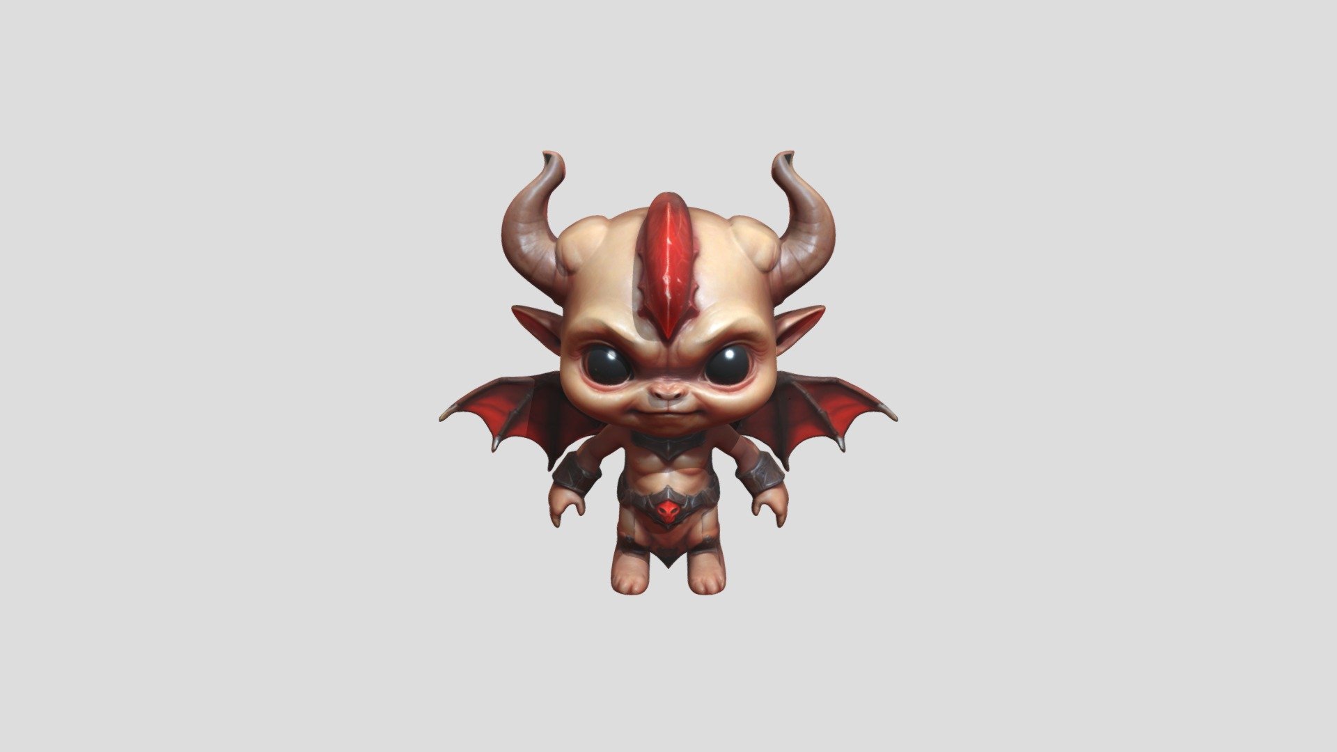 Diablo cute meme - 3D model by maket1001 [5e22af9] - Sketchfab