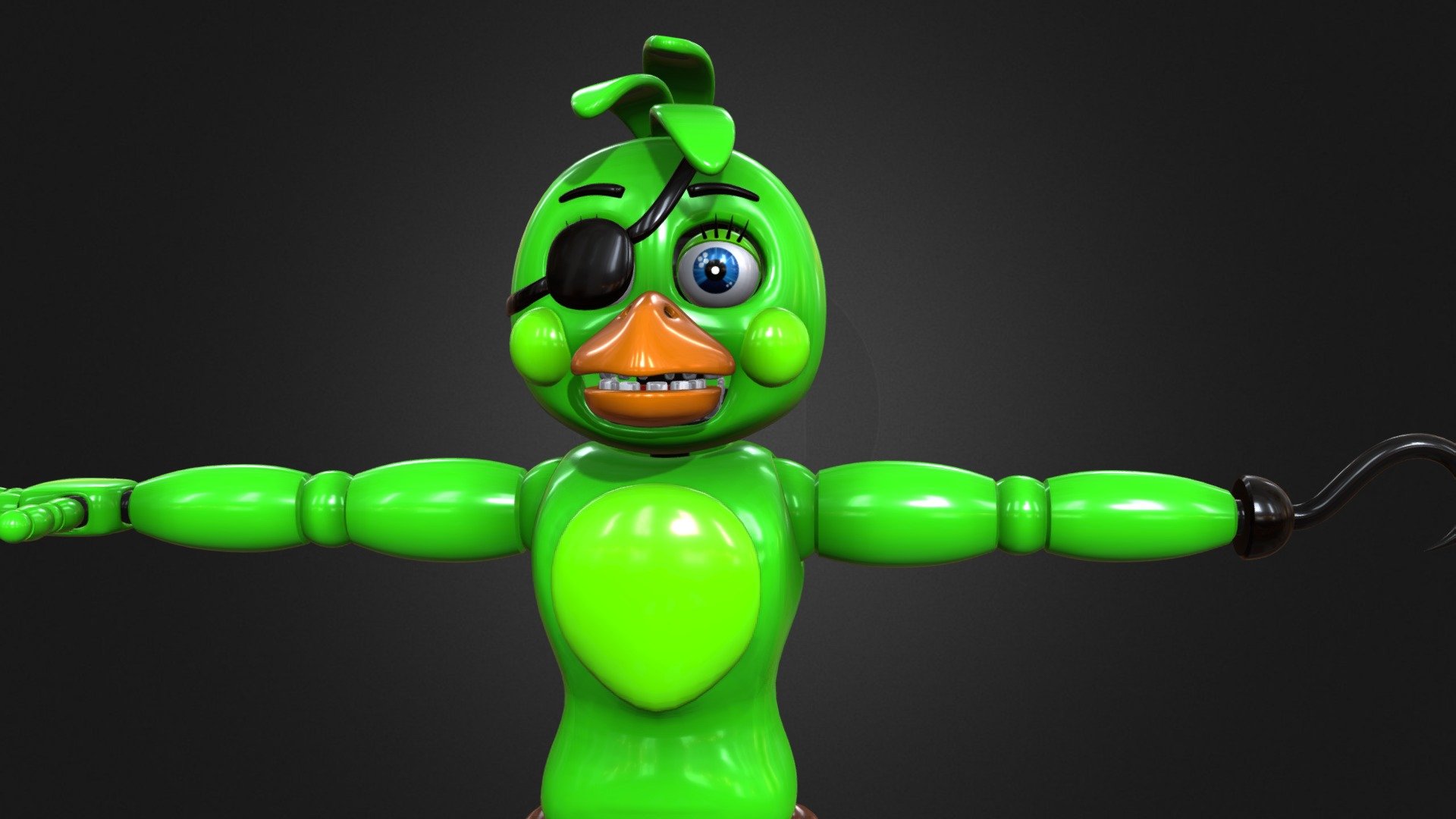 Toy Polly V2 Fnaf - Download Free 3D model by fgvcvvjn [5e24666 ...