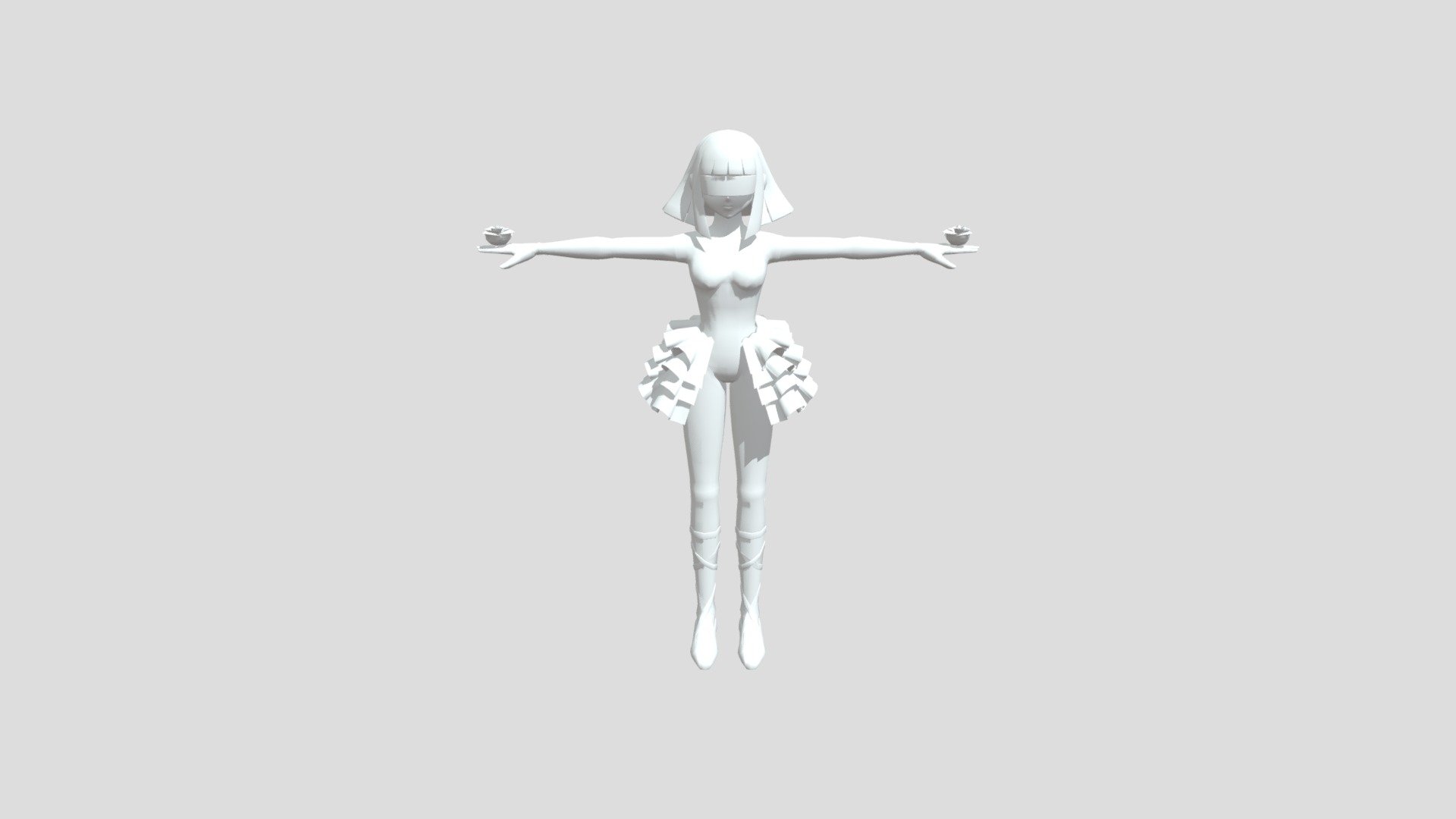 Cyber Tutu - Download Free 3D model by Oui (@metooanicet) [5e24e7d ...
