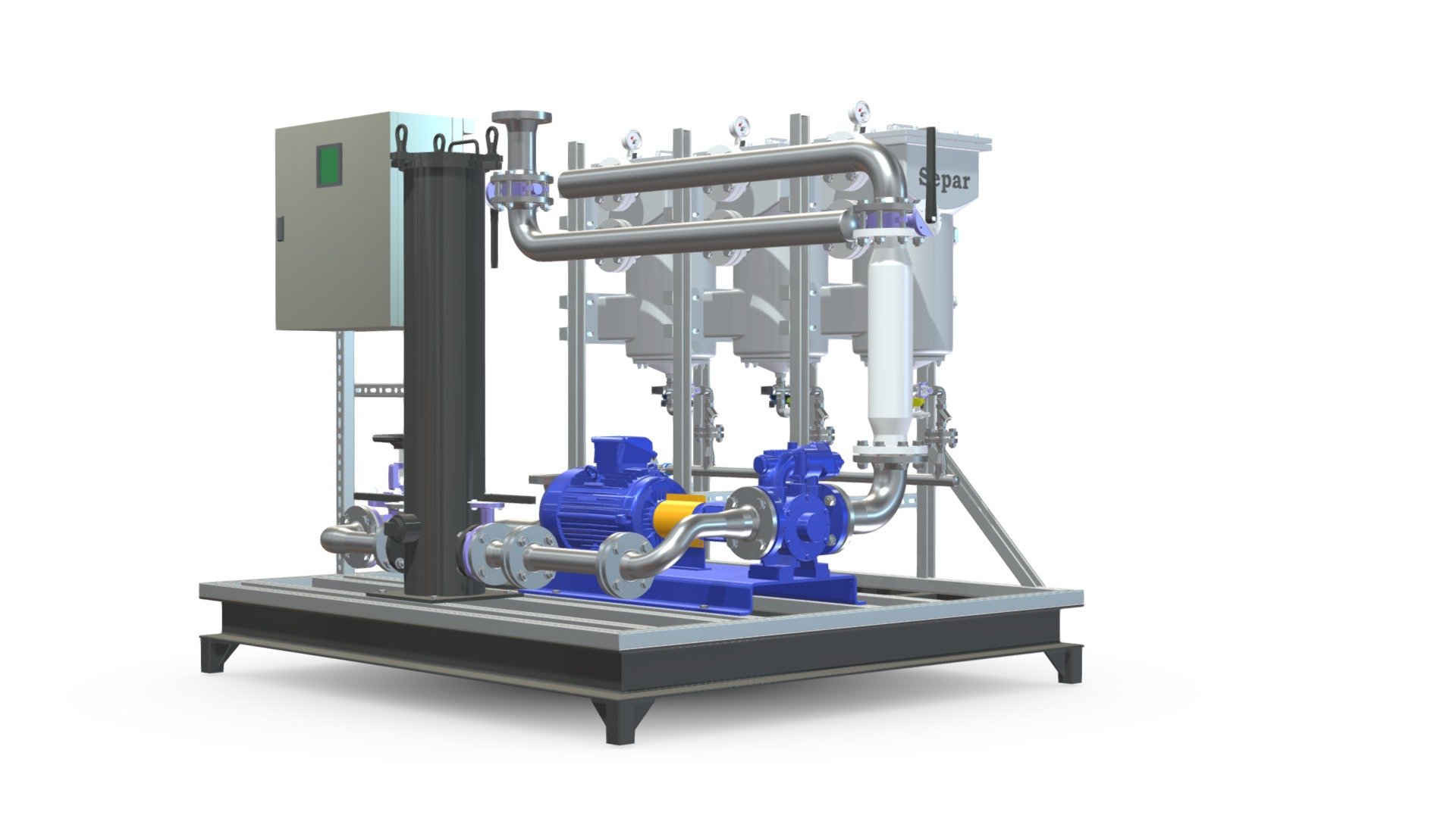 Diesel Upgrading System - 3D CAD model - 3D model by Freek de With ...