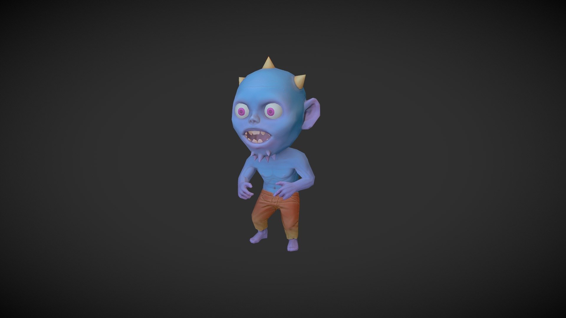 lowpoly Monster - 3D model by HOYA CHOE (@painterhoya) [5e25b3f ...