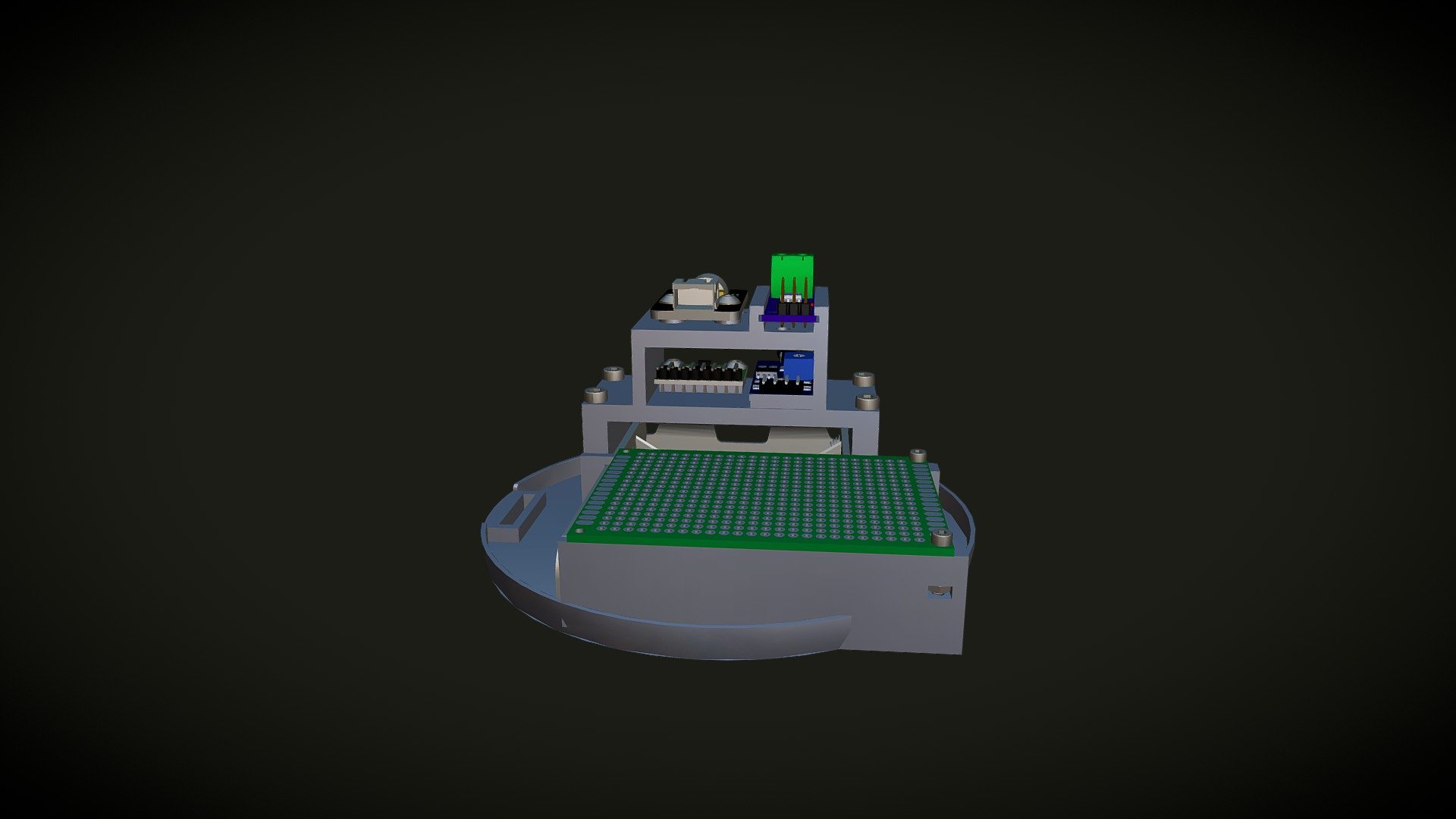 Sensor Mount With Sensors - 3D model by gharshit0323 [5e25da6] - Sketchfab