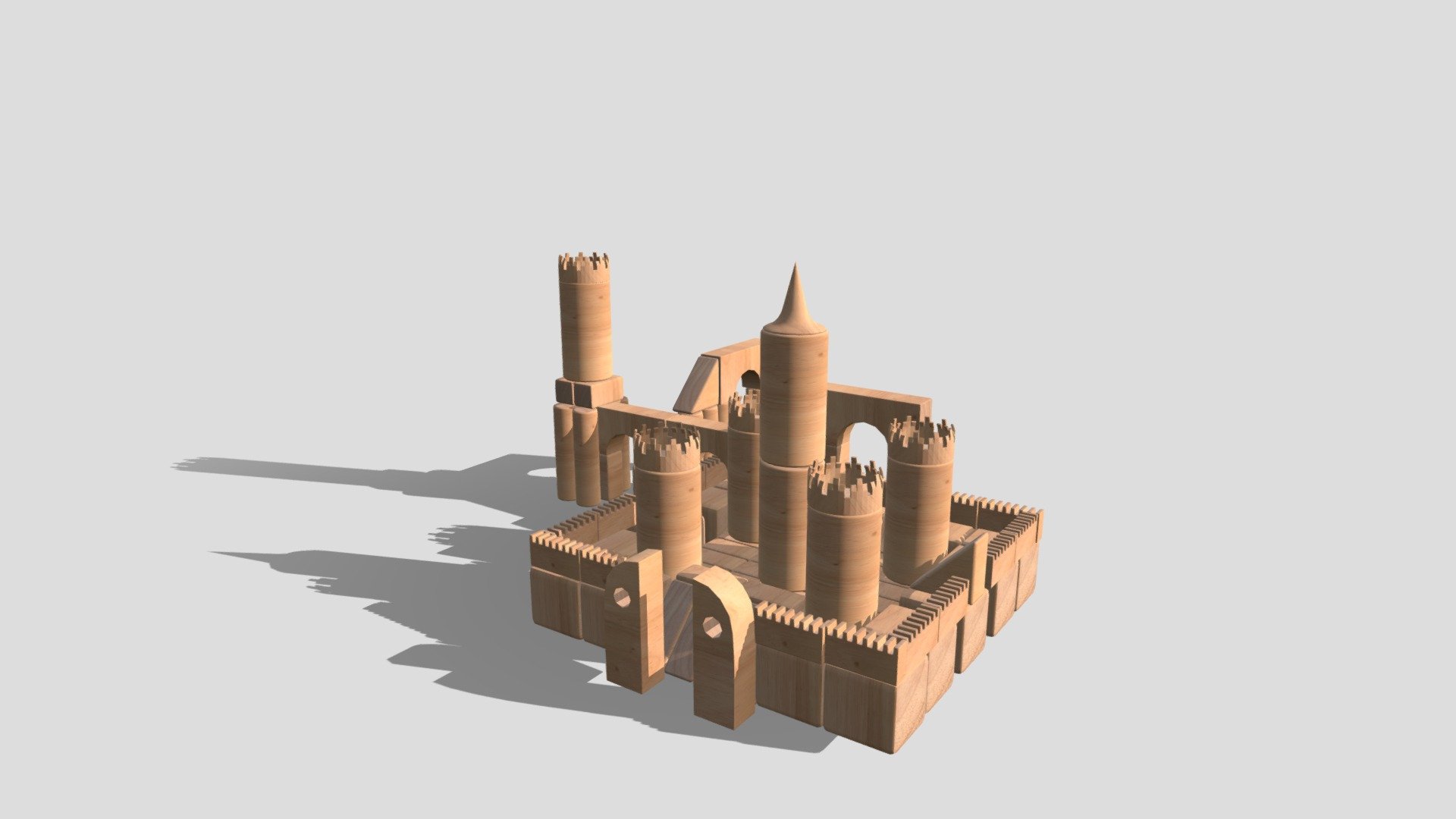 Castle - Download Free 3D model by KeanKane [5e26a04] - Sketchfab