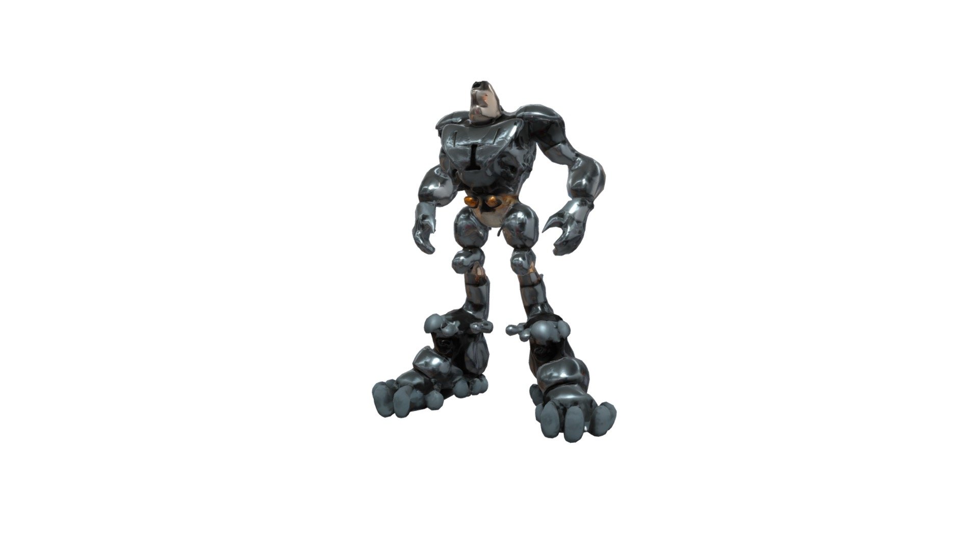 Giant battle-ready mech with laser weapons - Download Free 3D model by ...