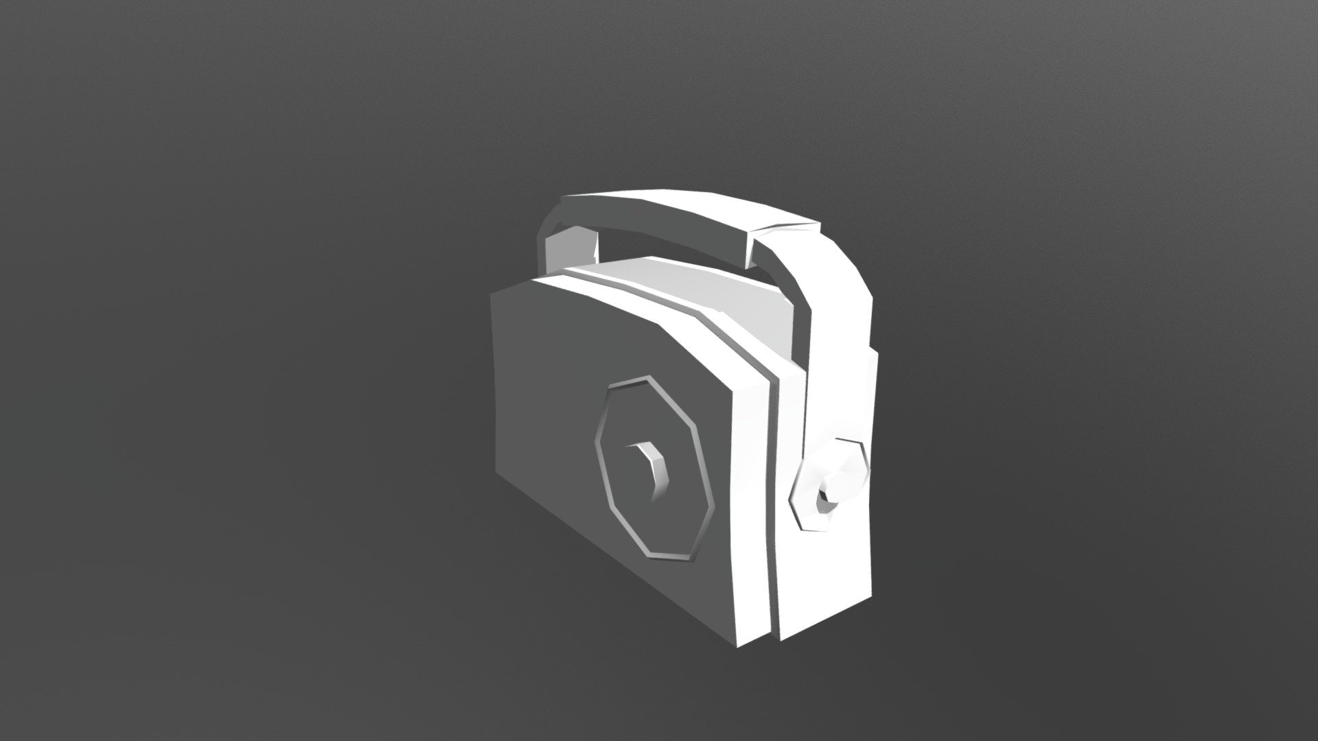 Radio Low Poly - 3D model by jmipey [5e27ab5] - Sketchfab