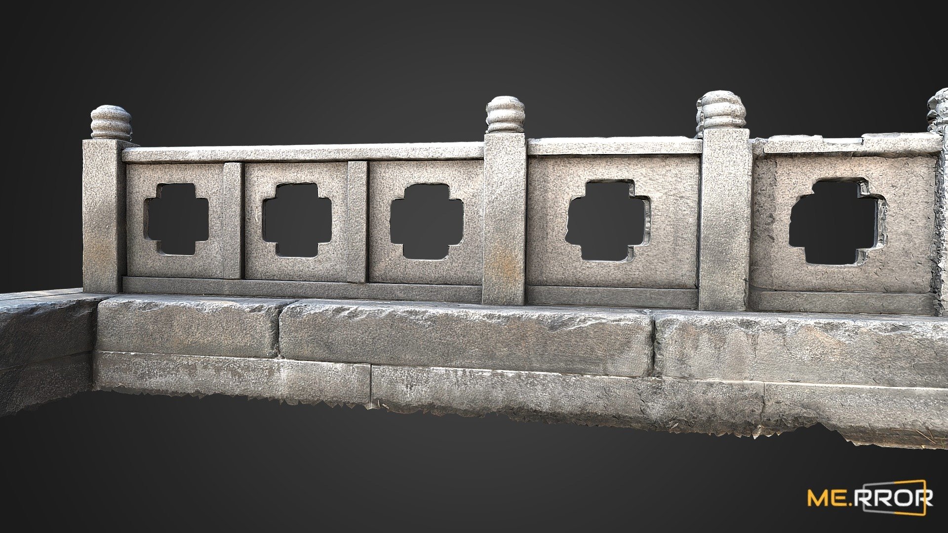 Stone Fence - Buy Royalty Free 3D model by ME.RROR Studio (@merror ...