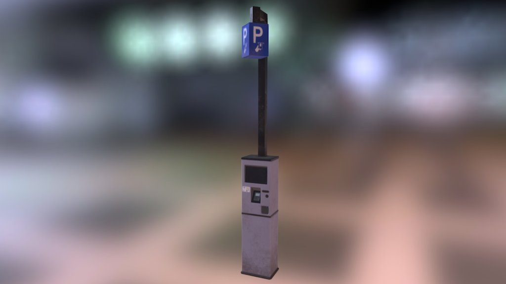 Parking Machine - 3D model by Justin (@silentfox9200) [5e2987b] - Sketchfab