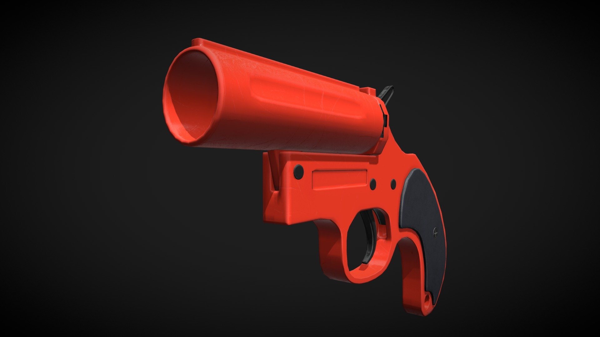 Flare Gun - Download Free 3D model by NikolasAntonio [5e2a7fc] - Sketchfab