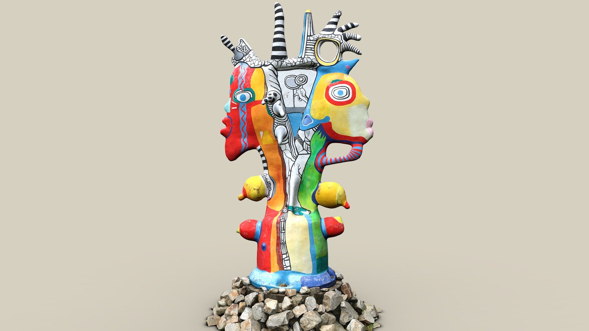 Smiling Faces - 3D model by noe-3d.at (@www.noe-3d.at) [5e2b502 ...