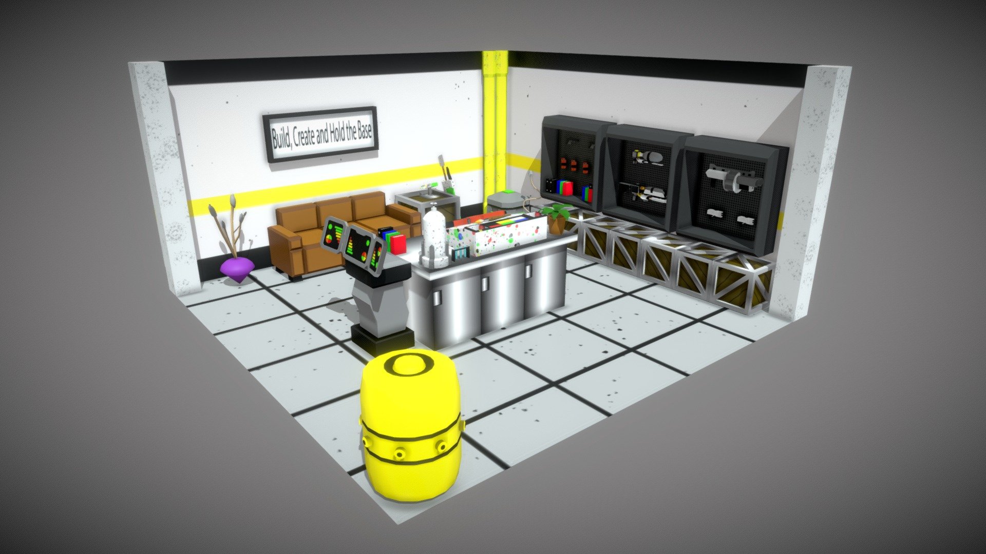Gamer-Base - 3D model by Blade2000 [5e2b905] - Sketchfab