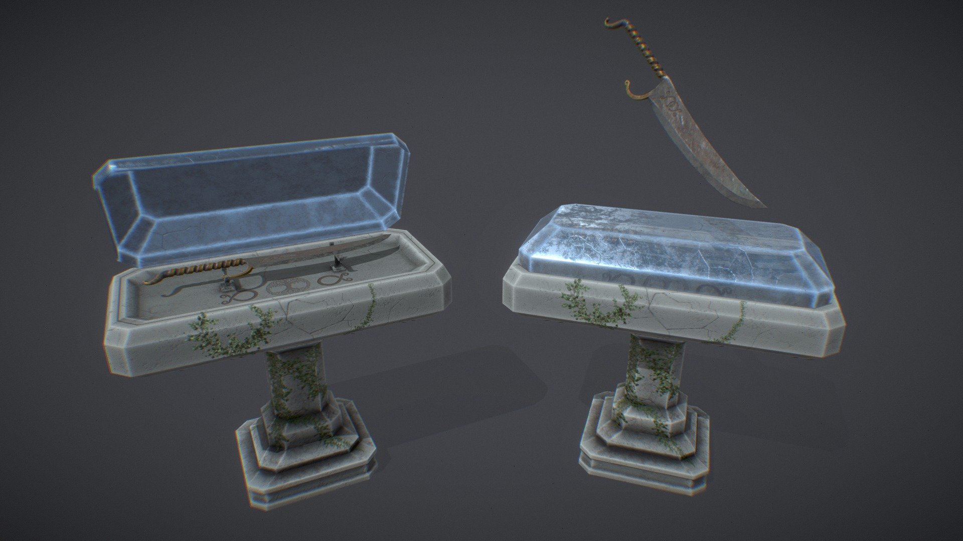 Old Ritual Knife - 3D model by Sir Erdees (@sirerdees) [5e2c084 ...