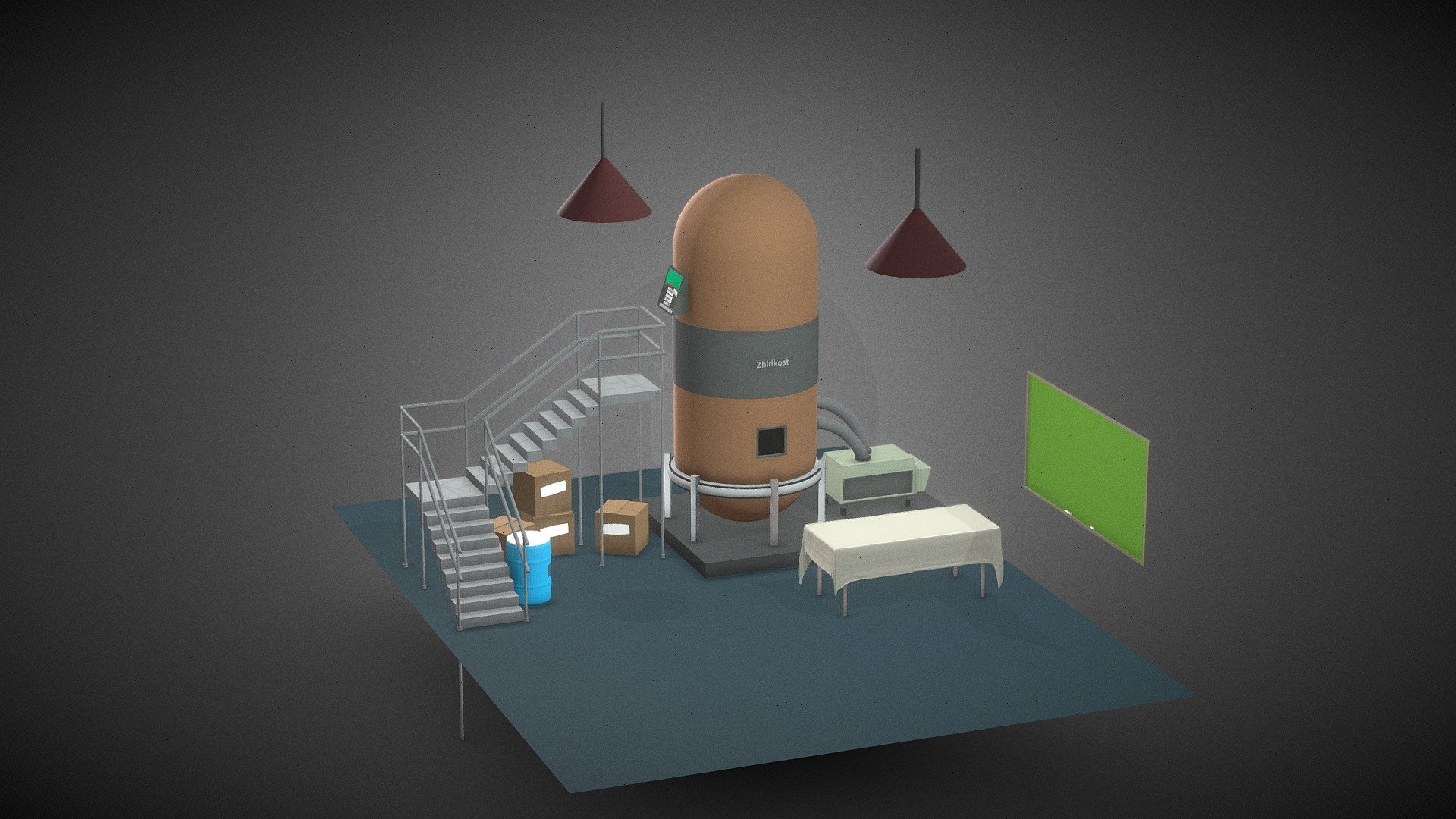laboratory - Download Free 3D model by adelpernt [5e2c0a1] - Sketchfab