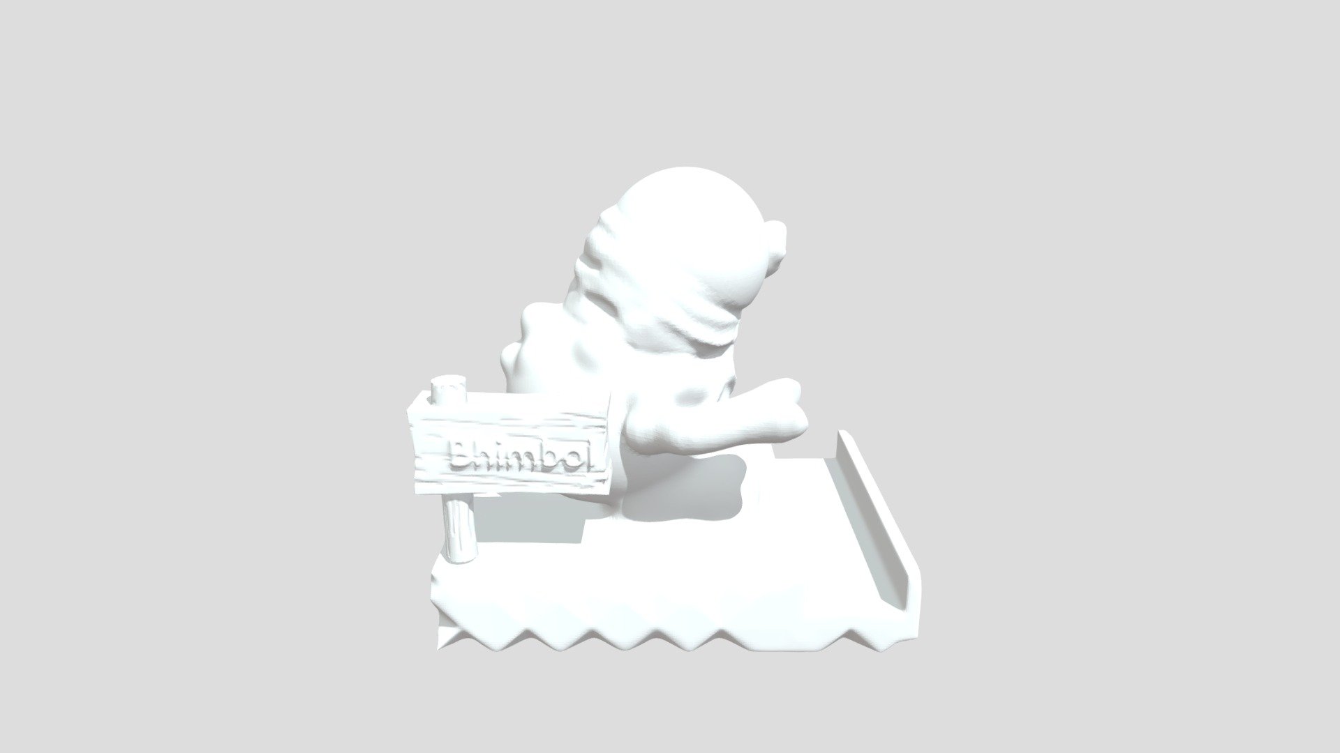 Scary Cellphone Holder - Download Free 3D model by airbytes [5e2c1f2 ...