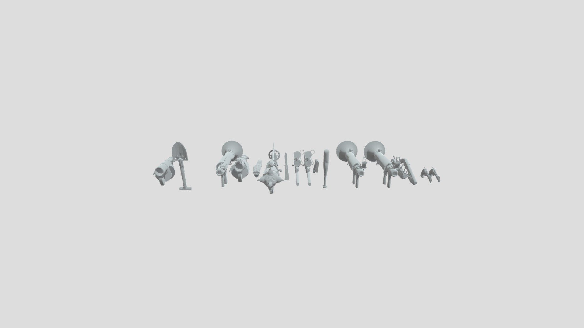 Tf2 Weapon Pack 1 - Download Free 3D model by bomber of daycares ...