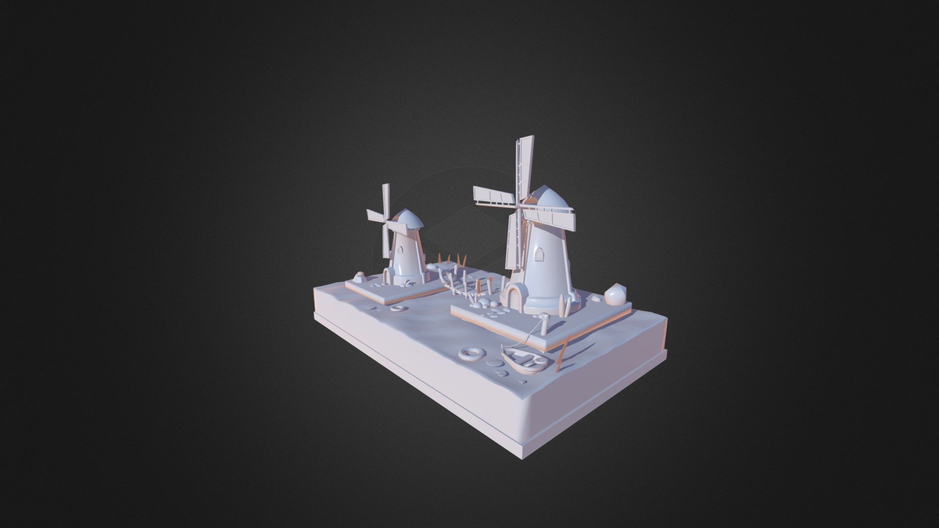 Test_Windmill - 3D model by Marie.Oubella [5e2d392] - Sketchfab