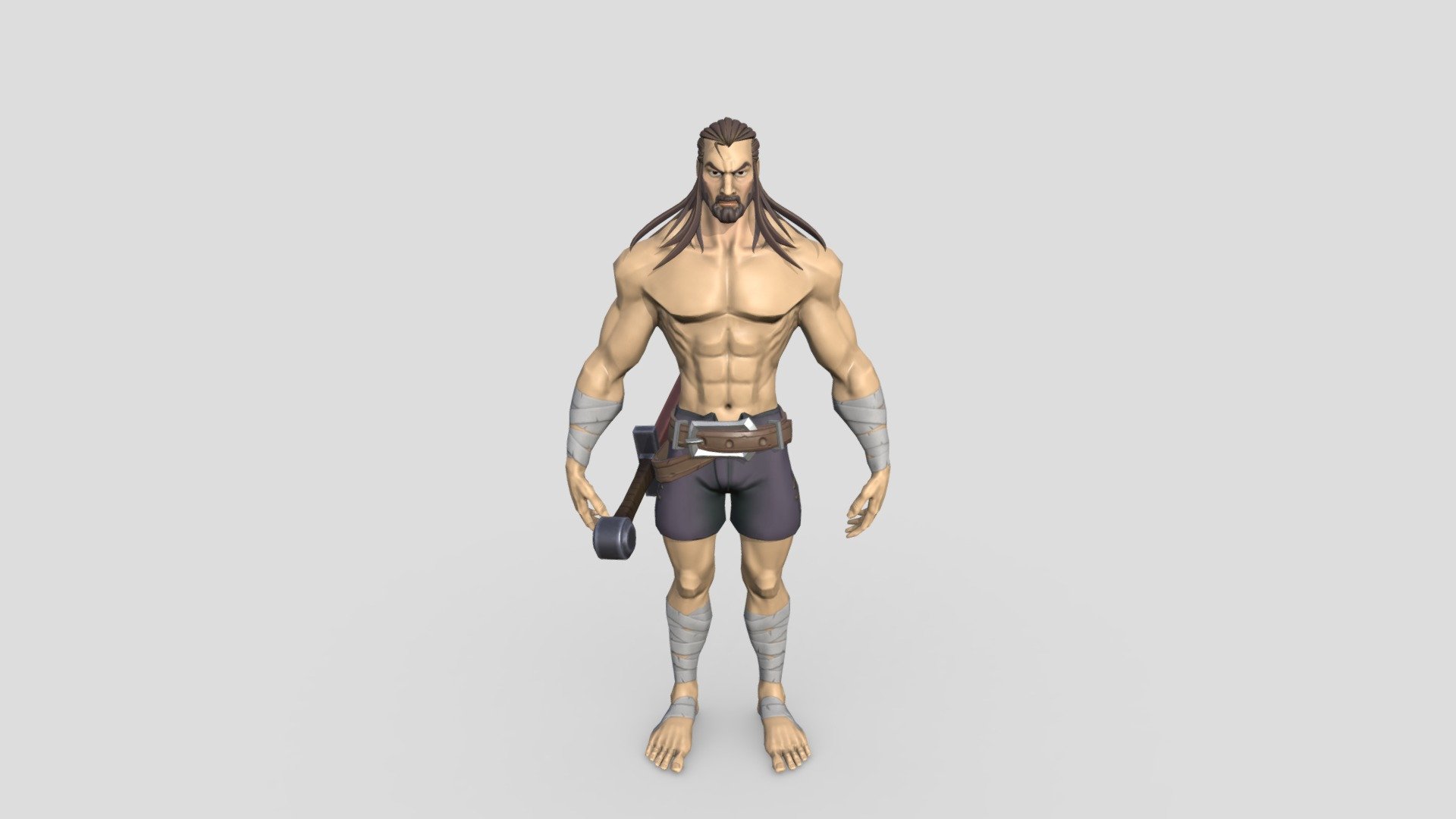 MUSCLE MAN - 3D model by Dmitry Razumov (@ToyotomiYO) [5e2ef25] - Sketchfab
