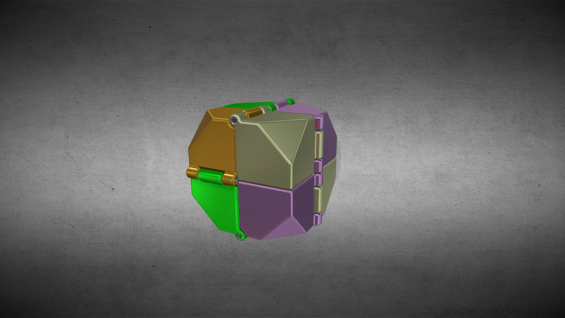 Foldable Cube - Download Free 3D model by trinityscsp [5e2f9e1] - Sketchfab