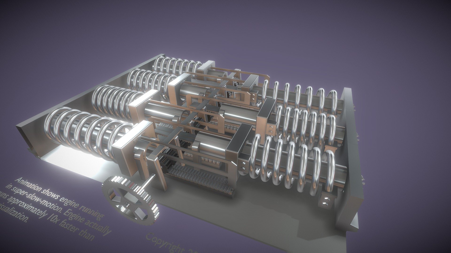 Boxer 7 engine - Download Free 3D model by jaybanchero [5e3145d ...