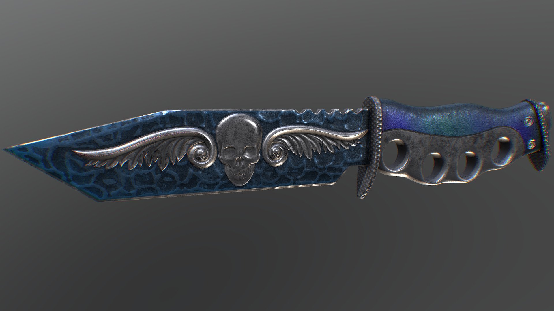 Harbinger Knife - Skull and Wings - 3D model by vbrasill [5e3181d ...