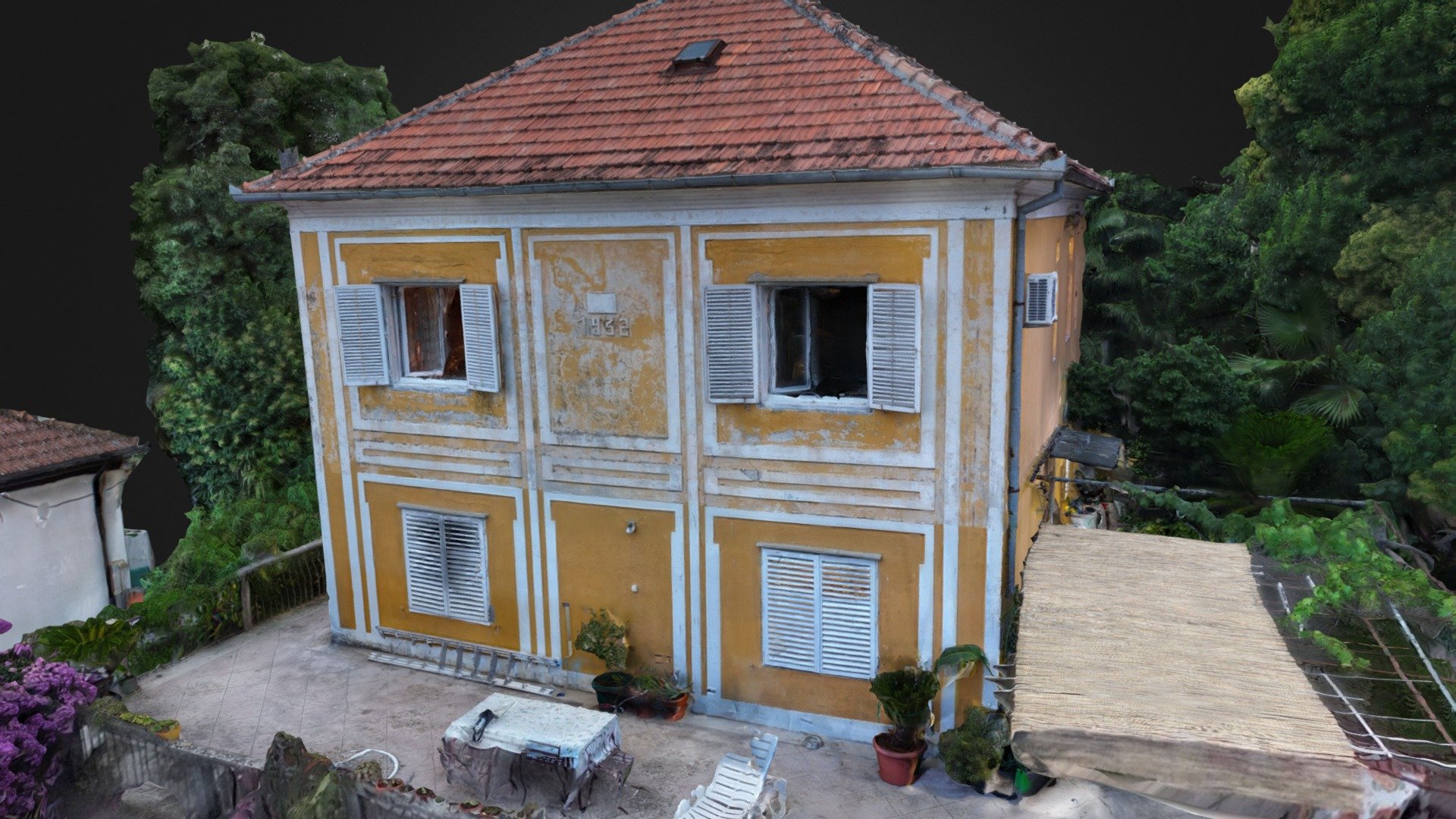 Yellow house - 3D model by Skyman Studio (@skymanstudio) [5e350f5 ...